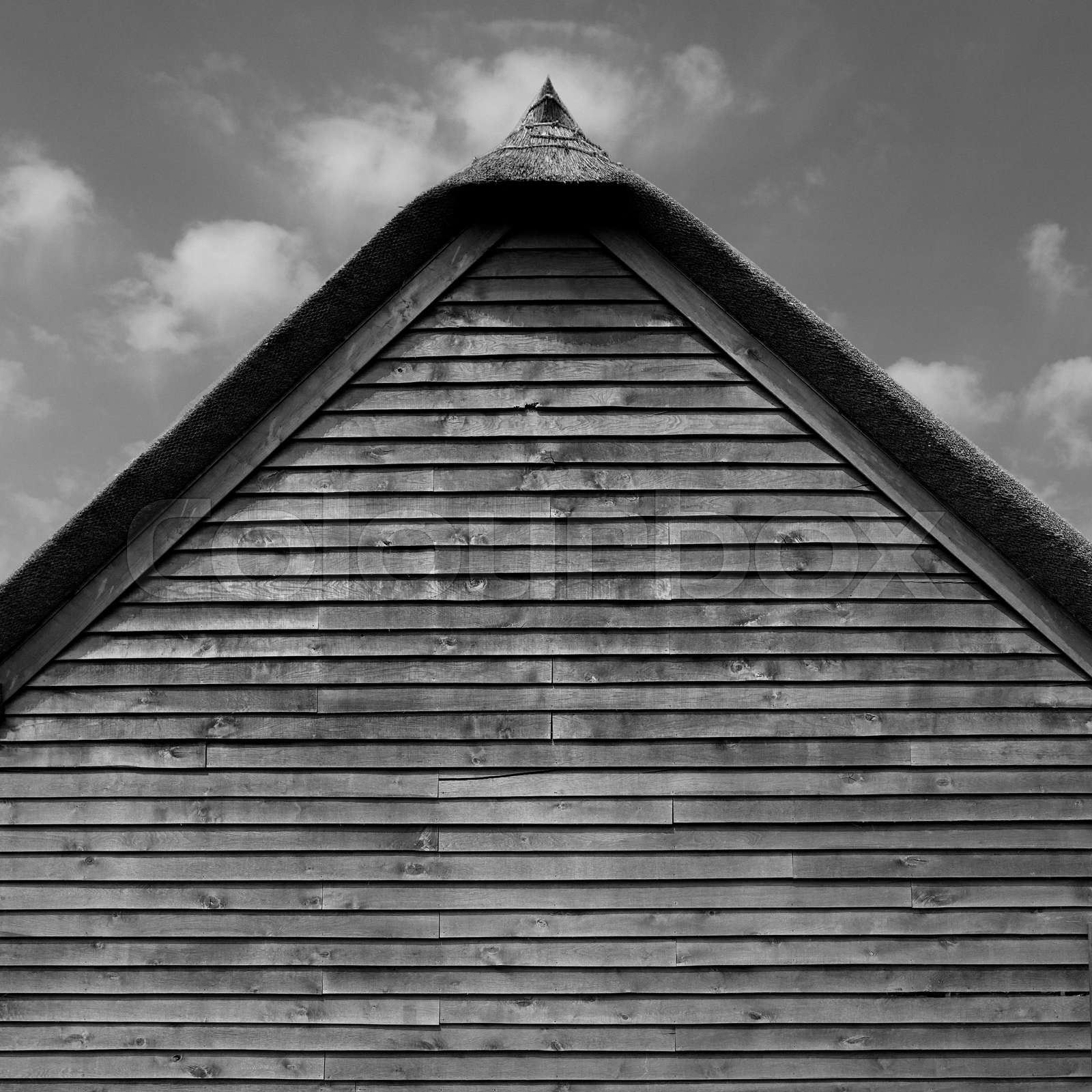 Thatched roof of barn | Stock image | Colourbox