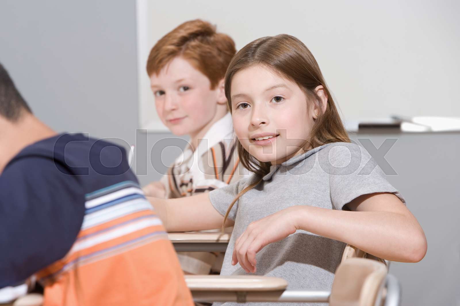 Children in class | Stock image | Colourbox