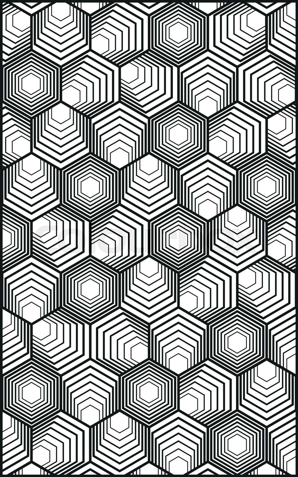 Vector modern geometry pattern hexagon, abstract geometric background ...