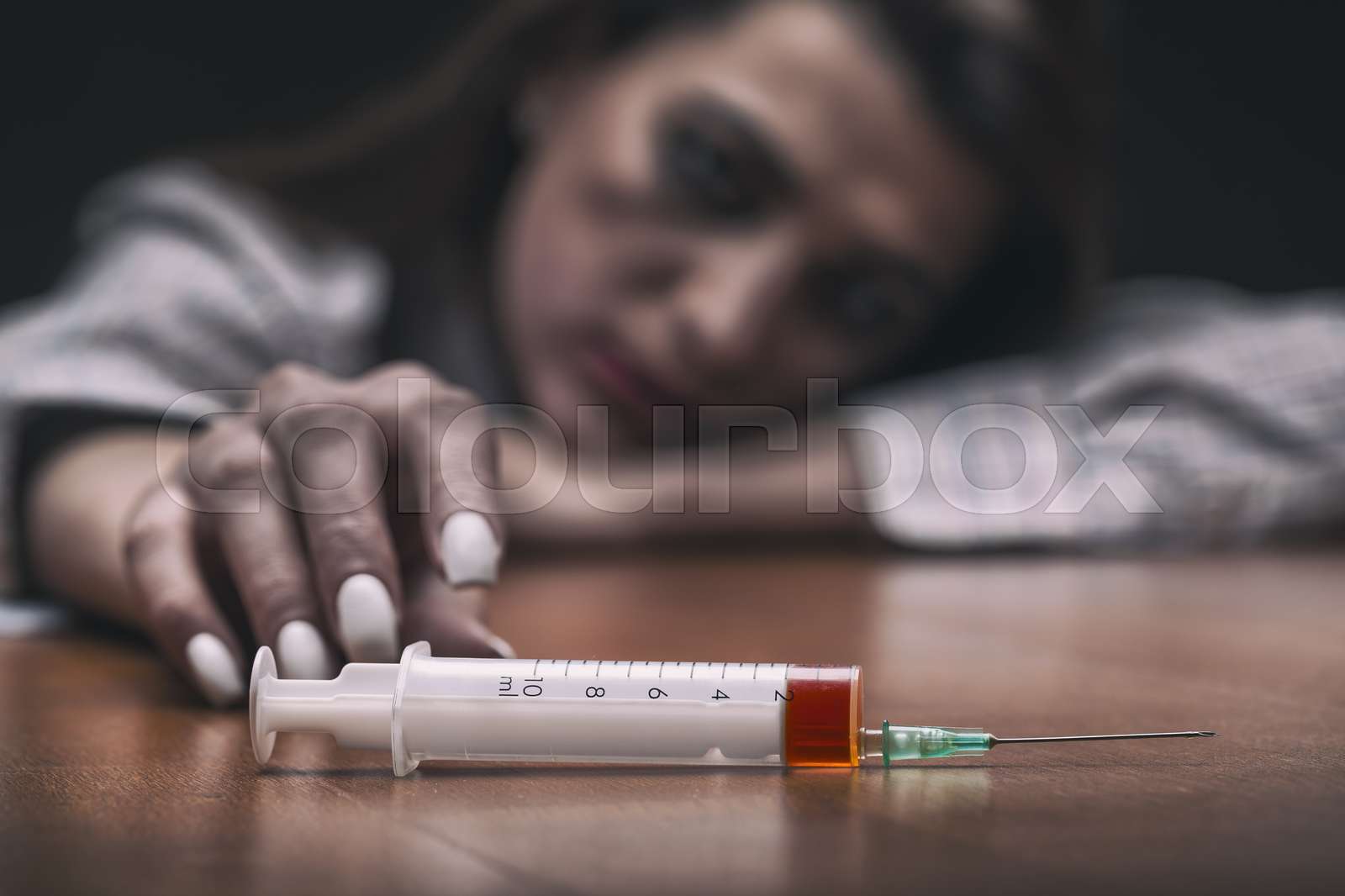 Syringe with drugs | Stock image | Colourbox