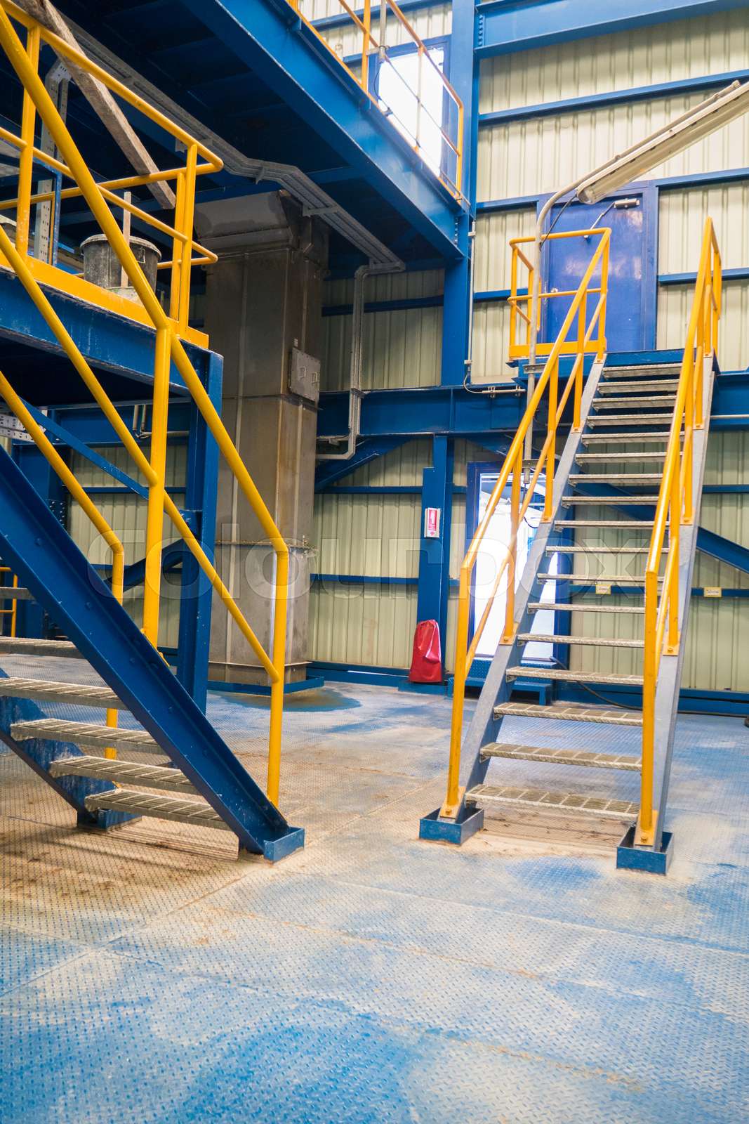 ladder steel structure in factory | Stock image | Colourbox