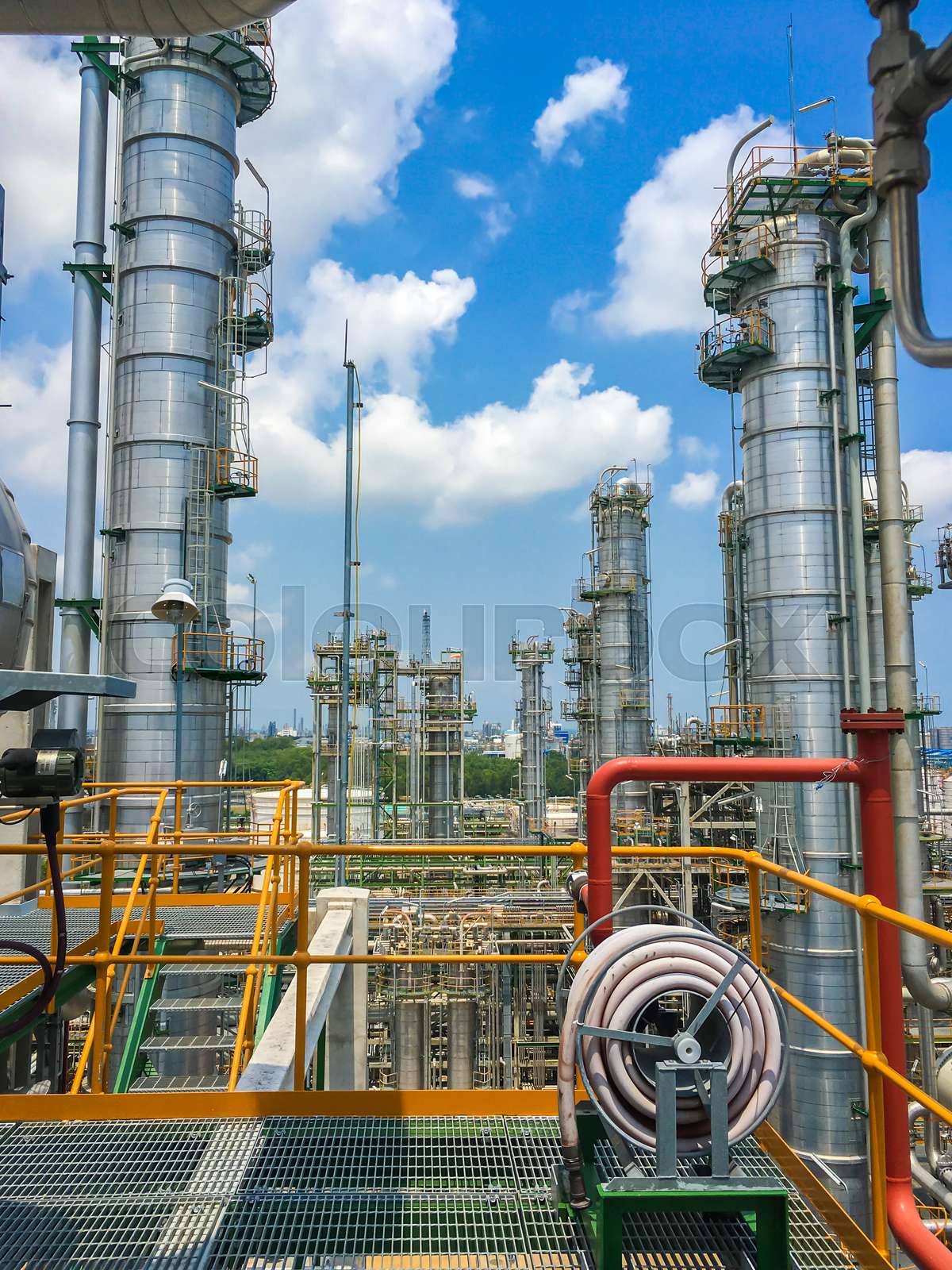gewerblich, raffinerie, belastung | Stock Bild | Colourbox