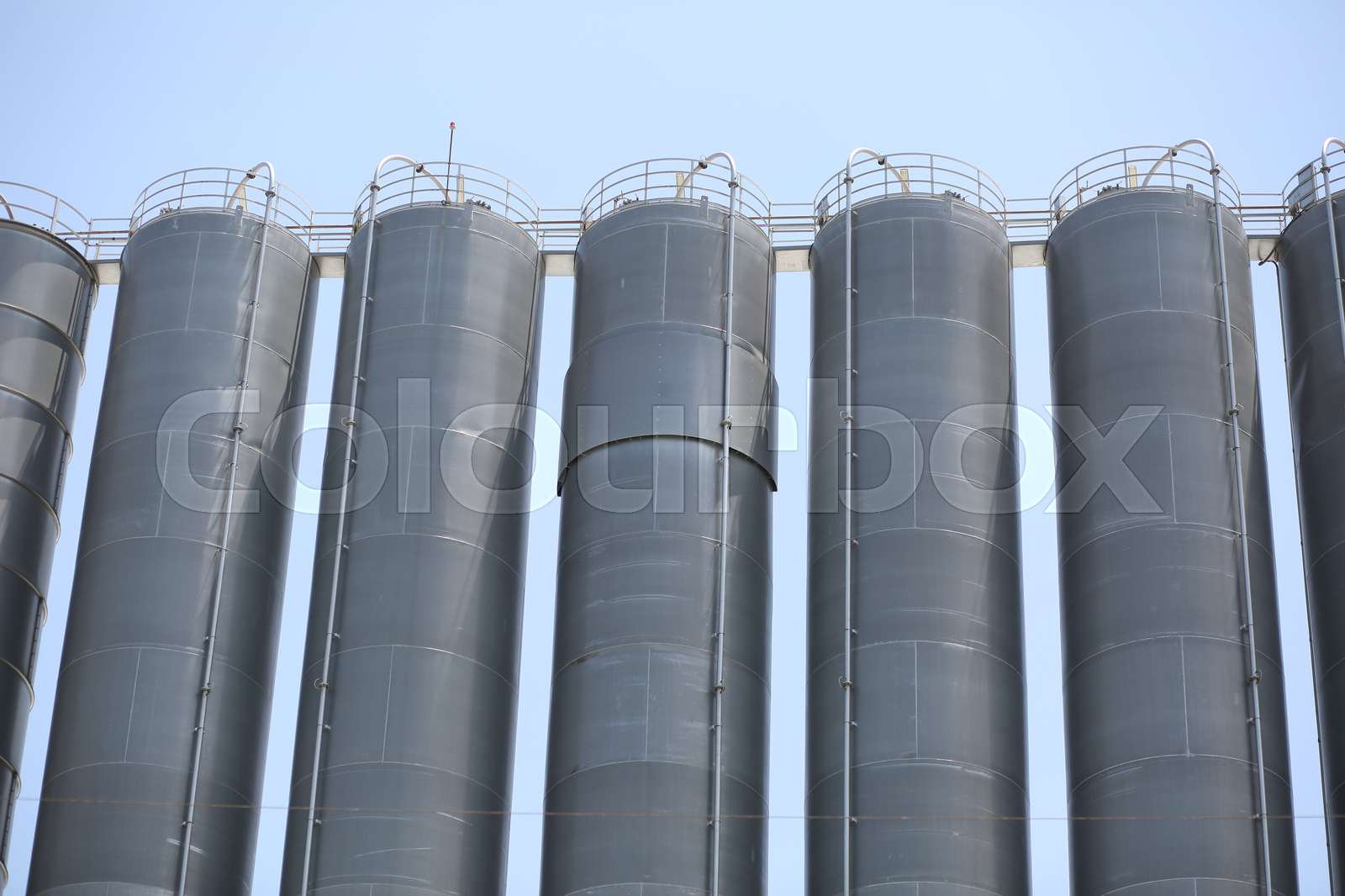 chemical silos | Stock image | Colourbox