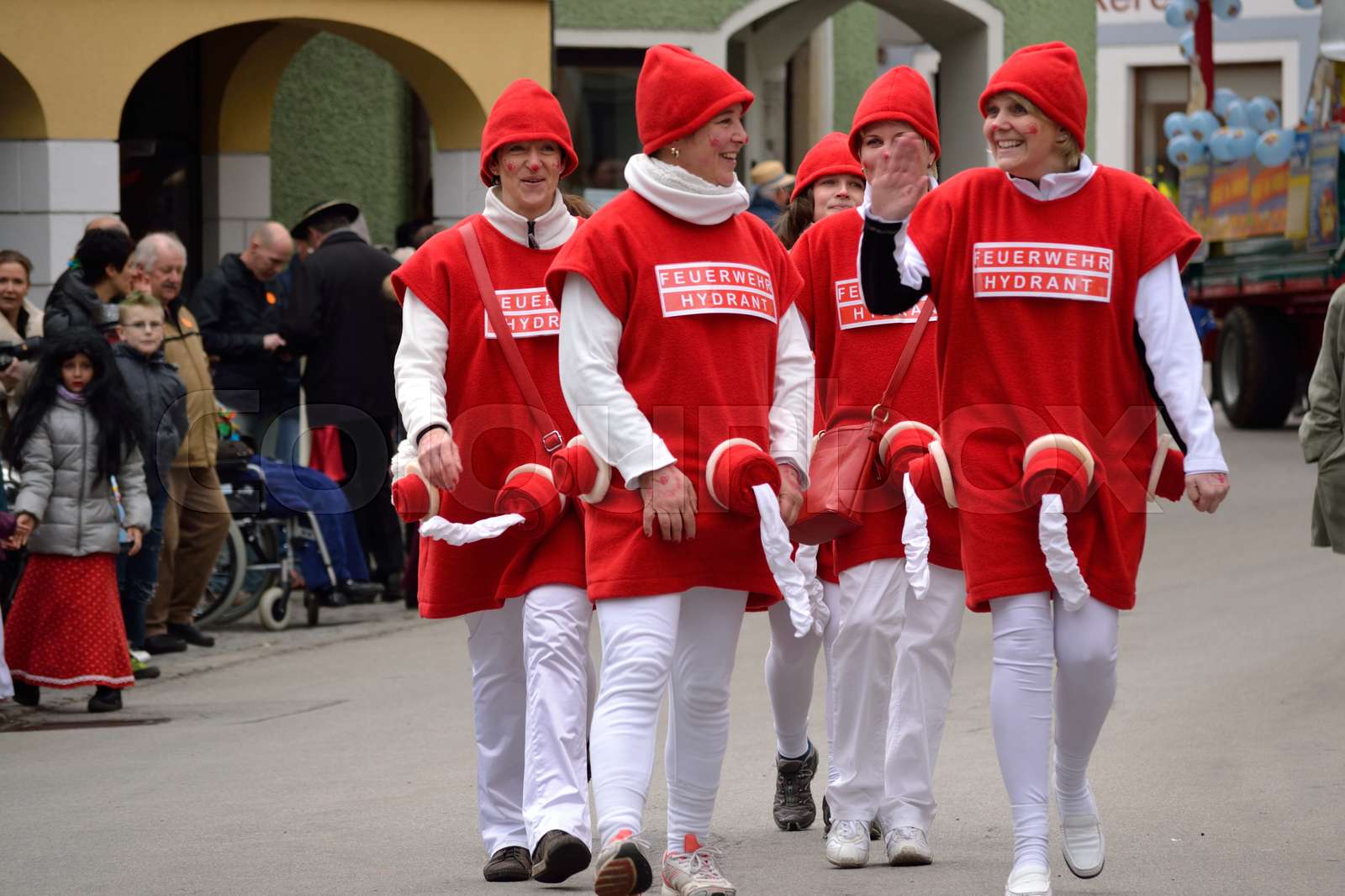 oeffentlicher Faschingsauftritt | Stock Bild | Colourbox