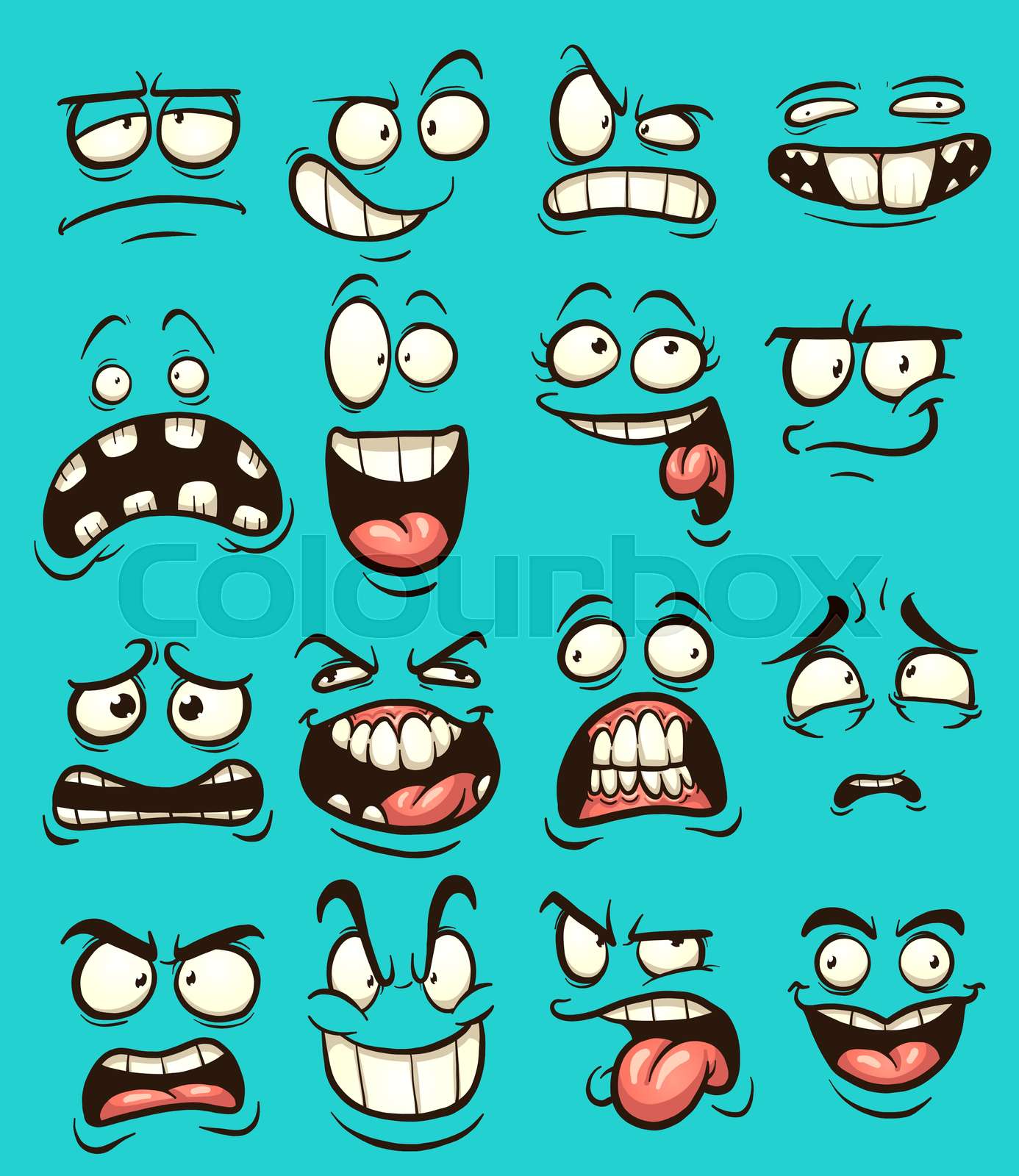 Weird Cartoon Faces