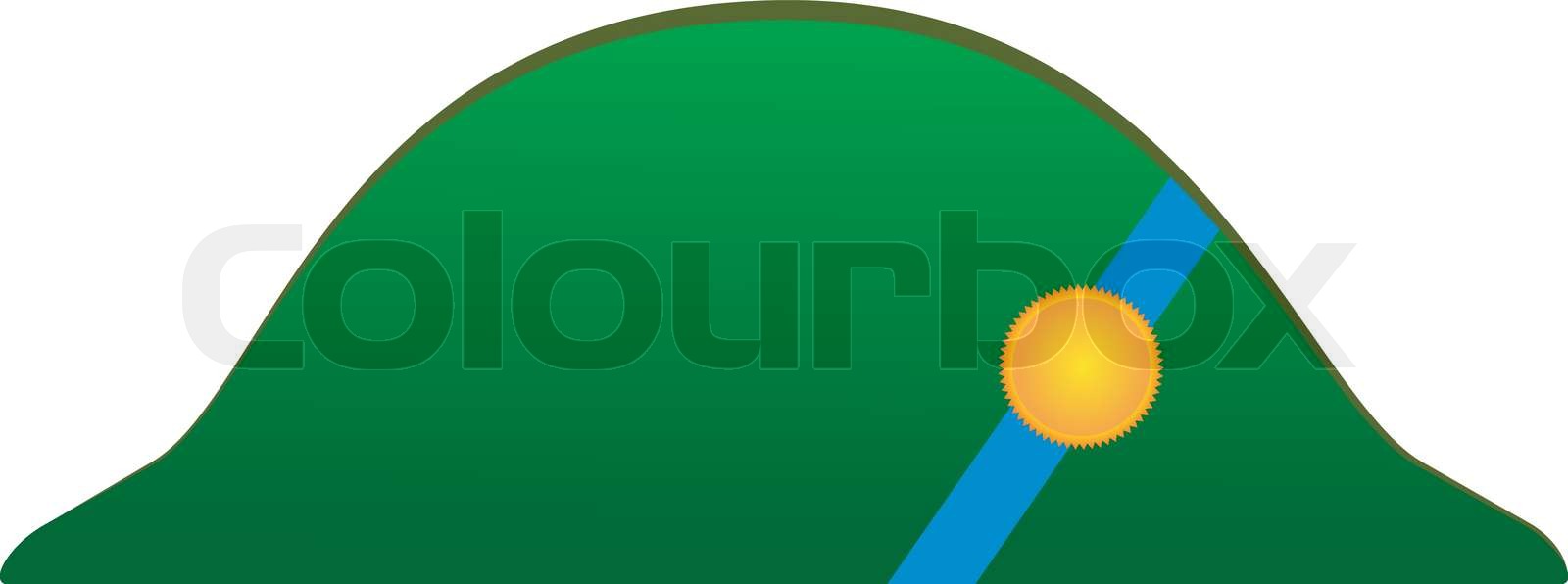 Vector three-corner hat | Stock vector | Colourbox