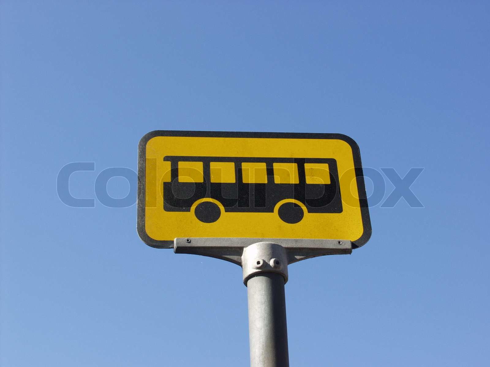 bus, skilt, denmark | Stock image | Colourbox