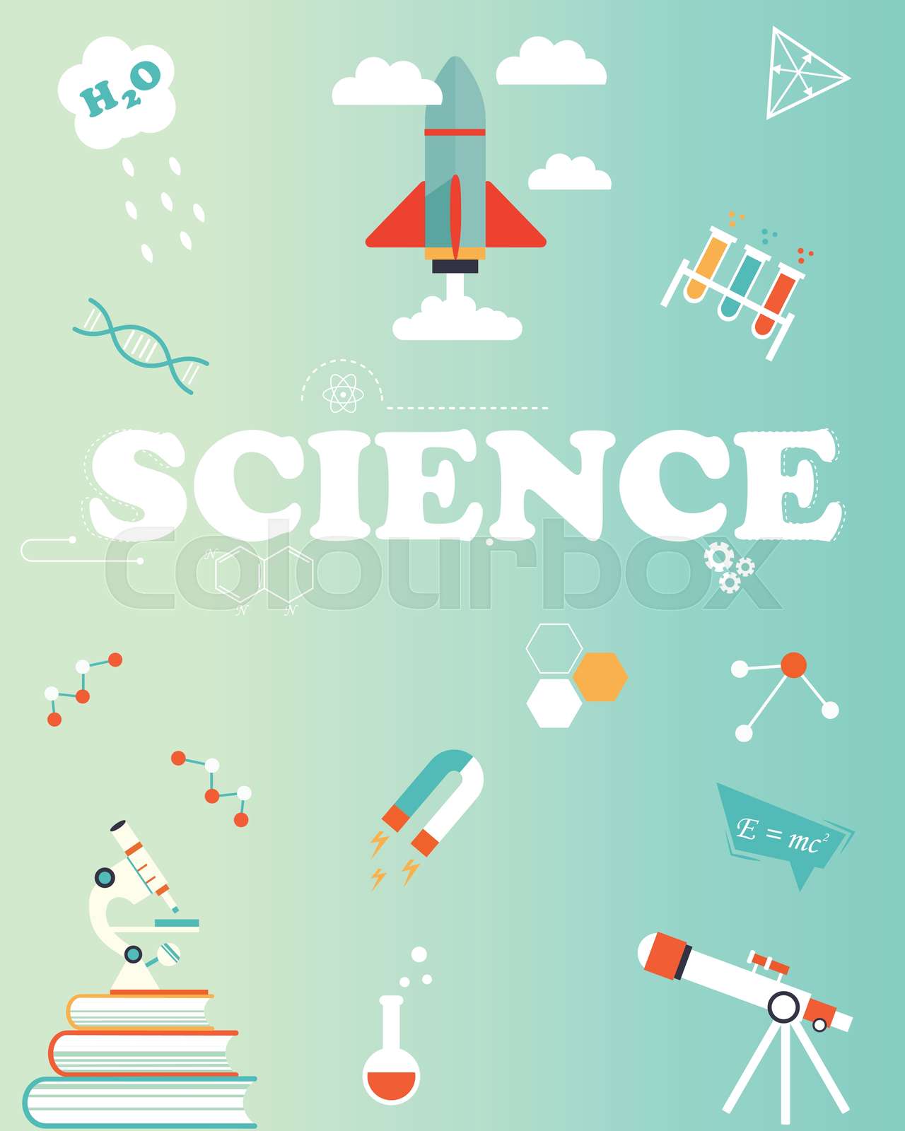 Science laboratory research banner. Concept for web banners and ...