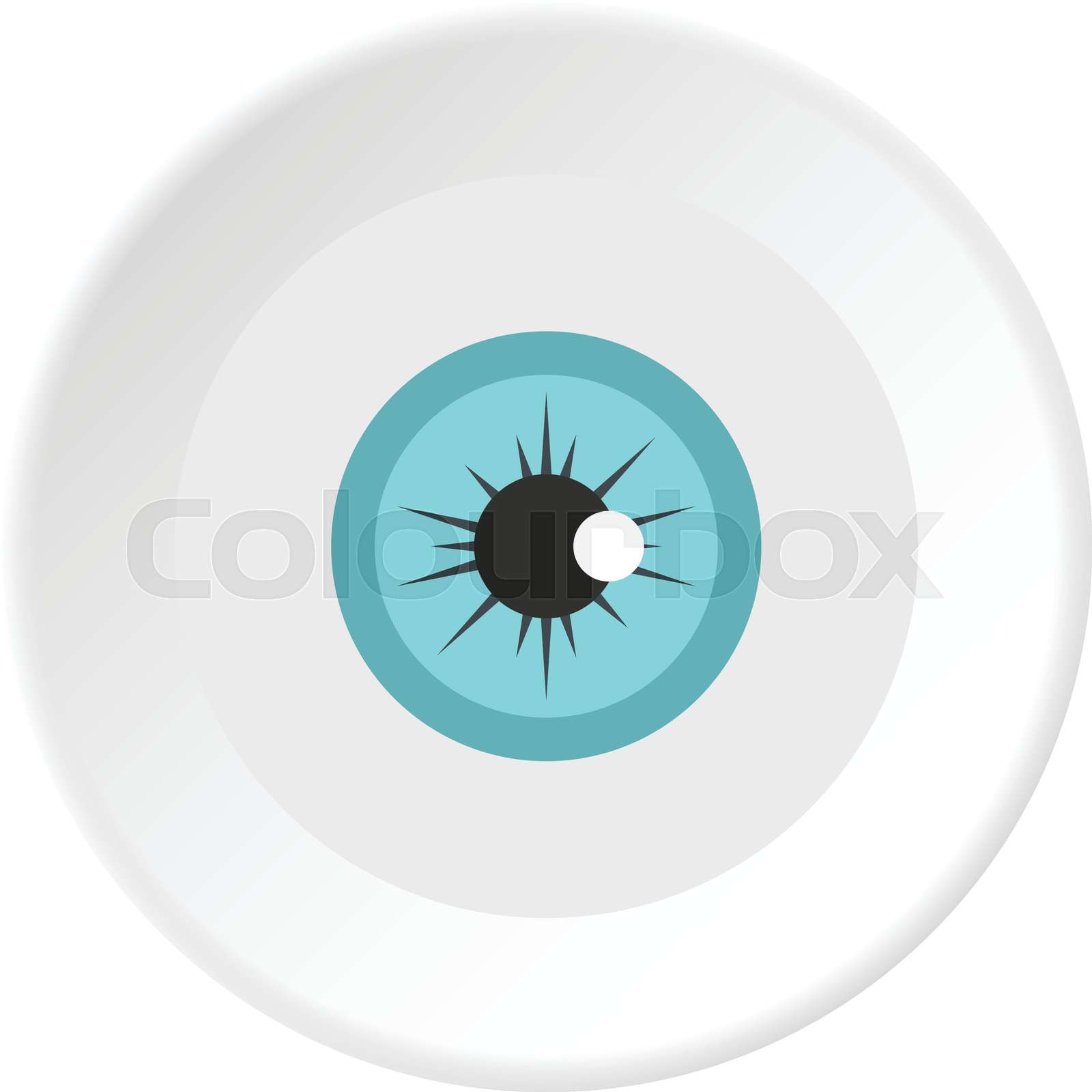 Eye icon circle | Stock vector | Colourbox