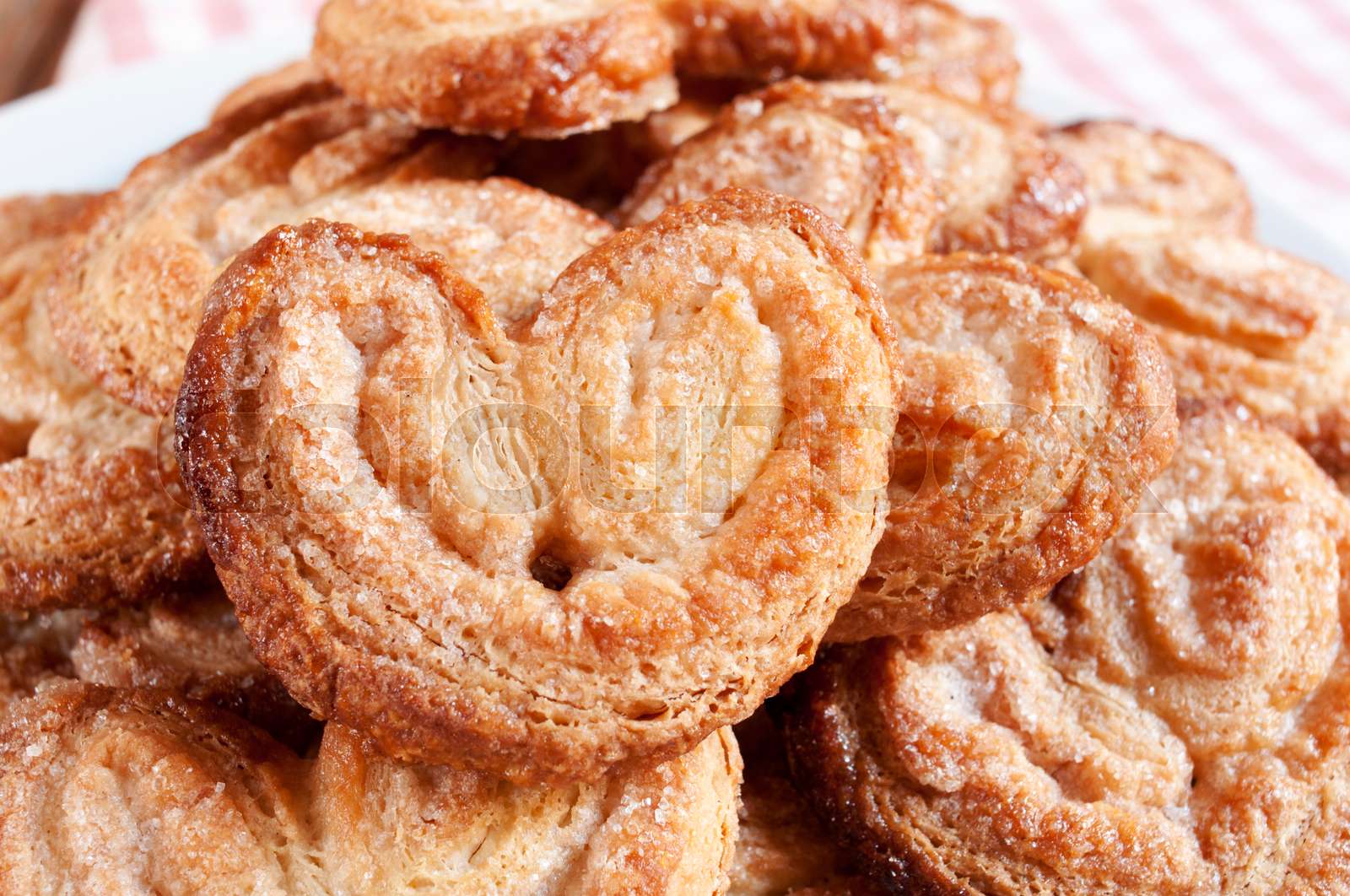 palmeras, spanish palmier pastries | Stock image | Colourbox