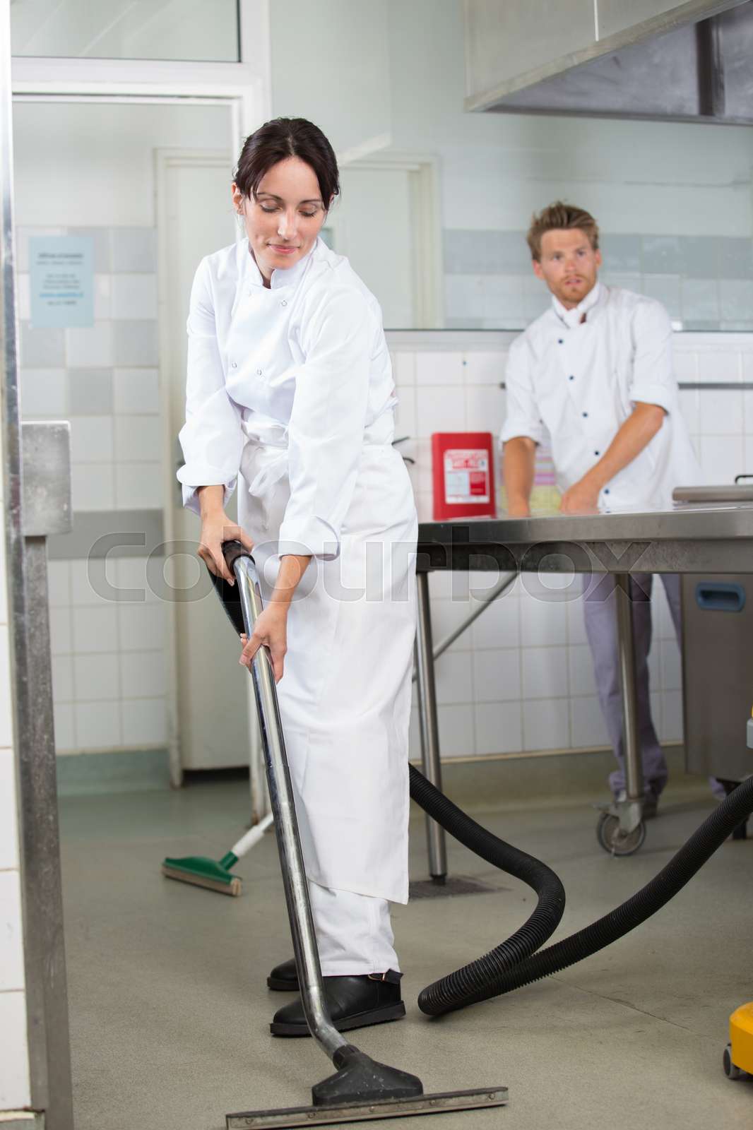 the restaurant janitor | Stock image | Colourbox