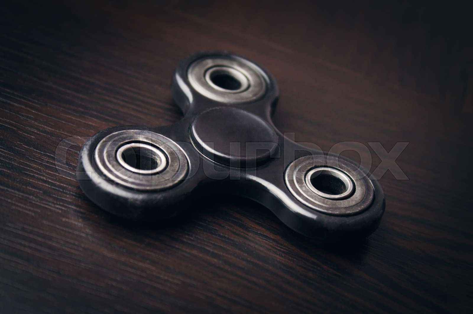 Black spinner | Stock image | Colourbox