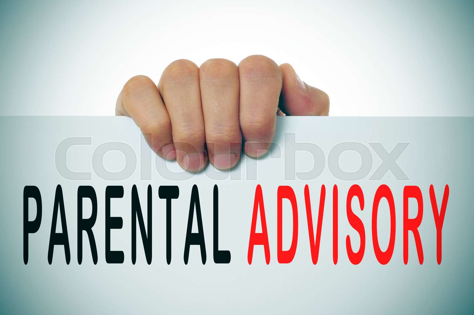 parental advisory | Stock image | Colourbox