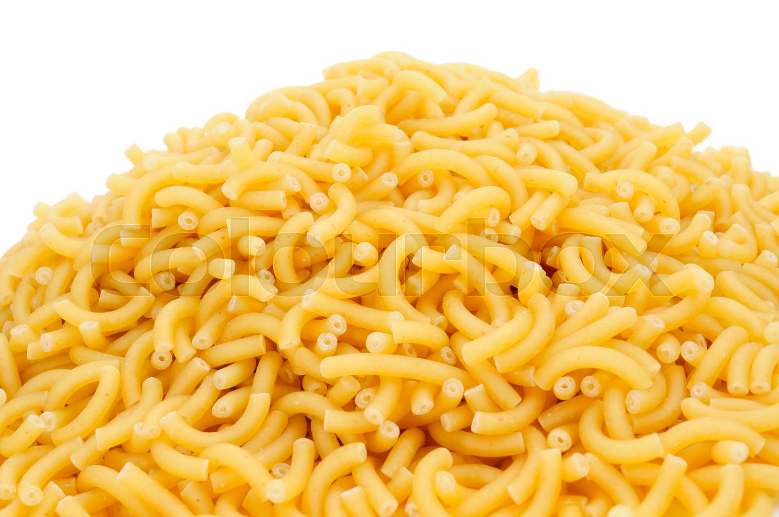 uncooked macaroni | Stock image | Colourbox