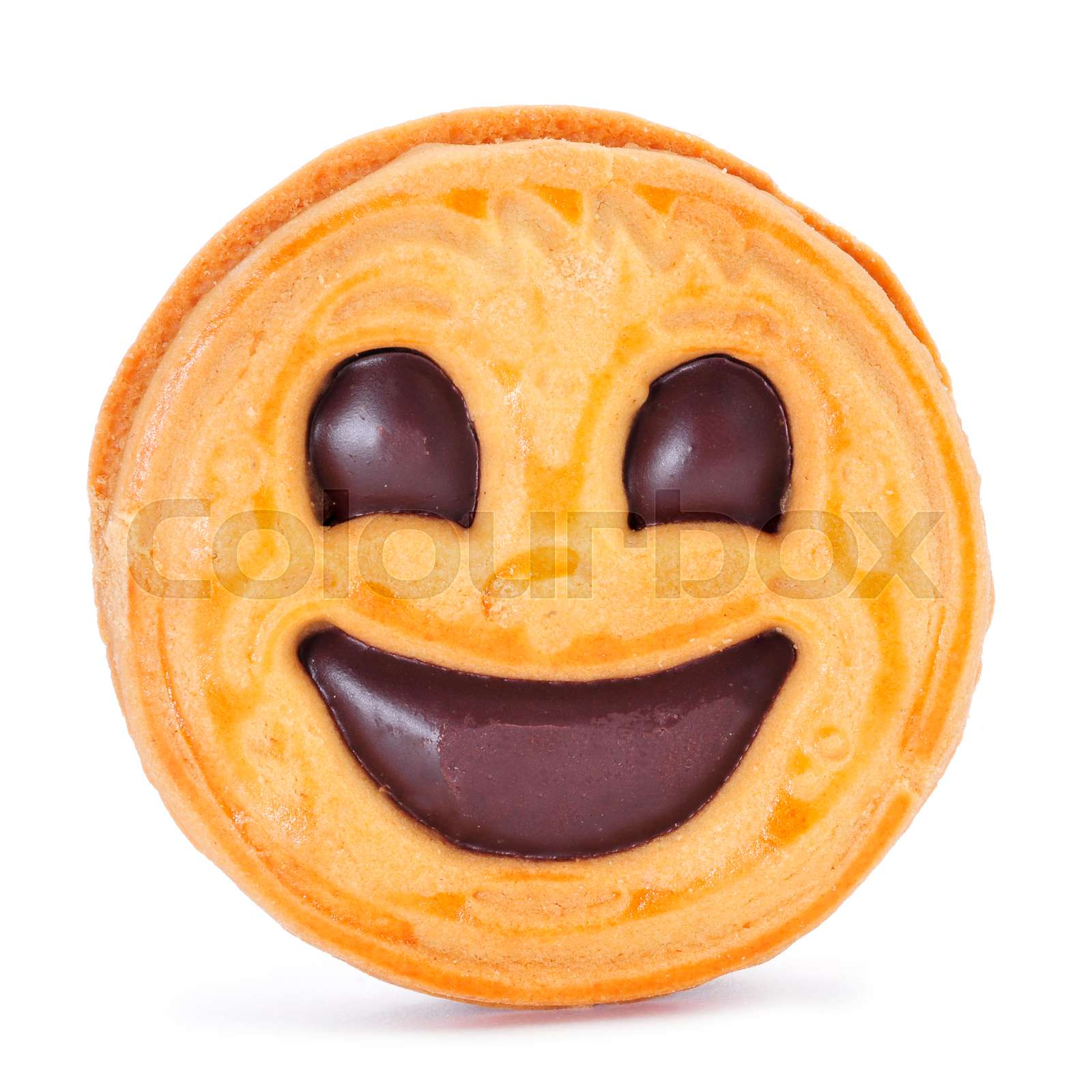smiley biscuit | Stock image | Colourbox