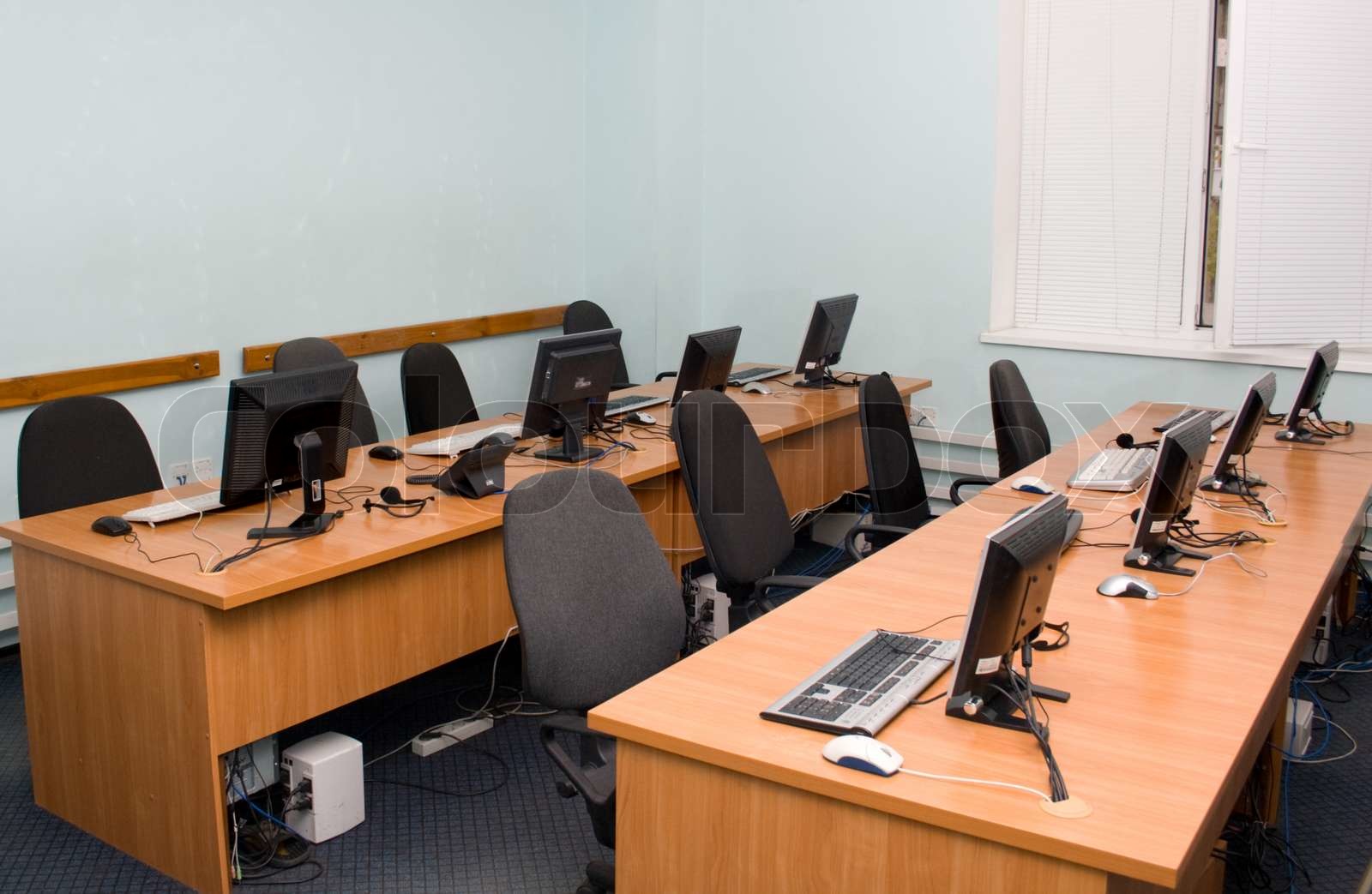 Modern office or training centre interior | Stock image | Colourbox