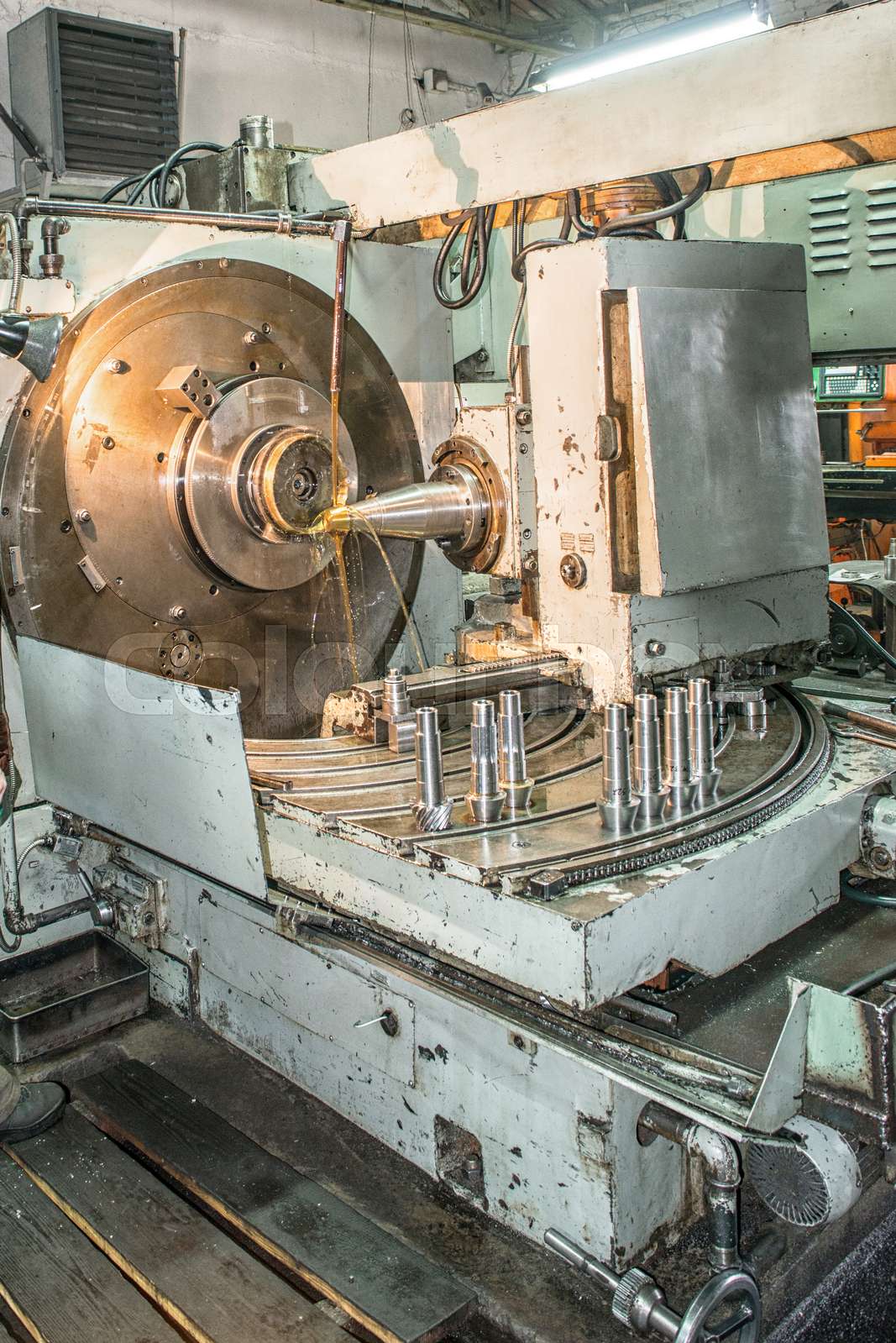 lathe machine | Stock image | Colourbox