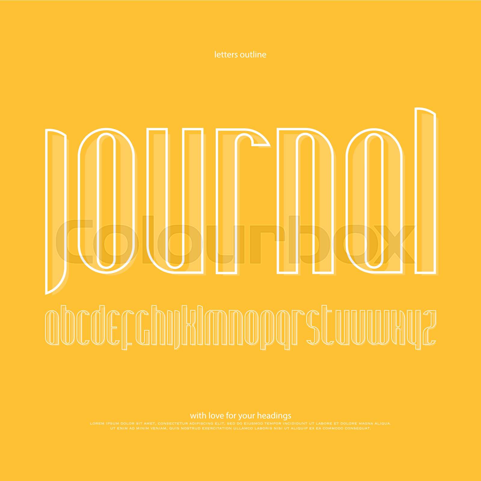 journal | Stock vector | Colourbox