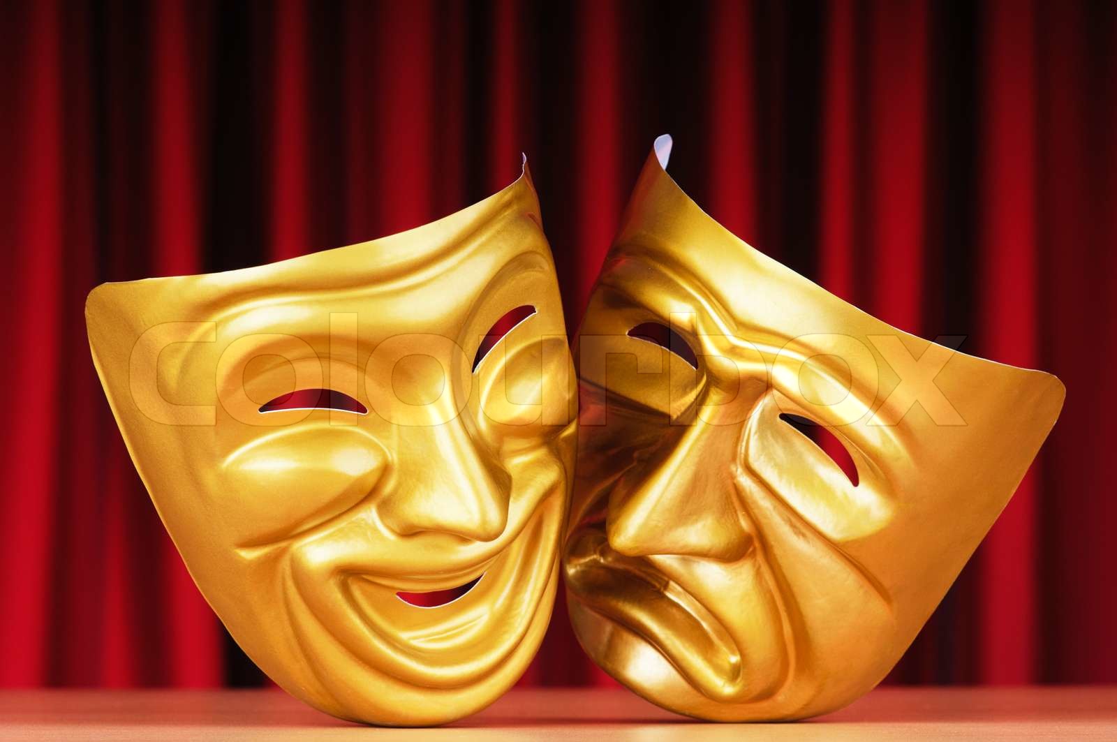 Masken mit dem Theater -Konzept | Stock Bild | Colourbox