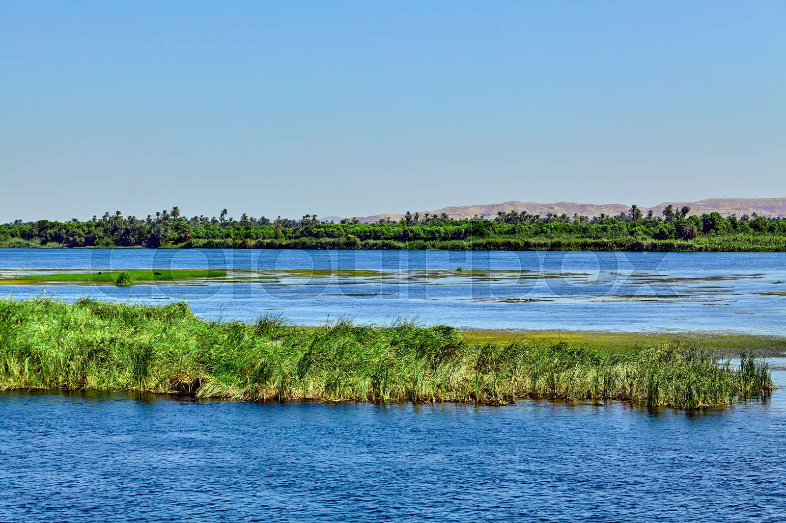 River Nile in Egypt. beautiful landscape | Stock image | Colourbox