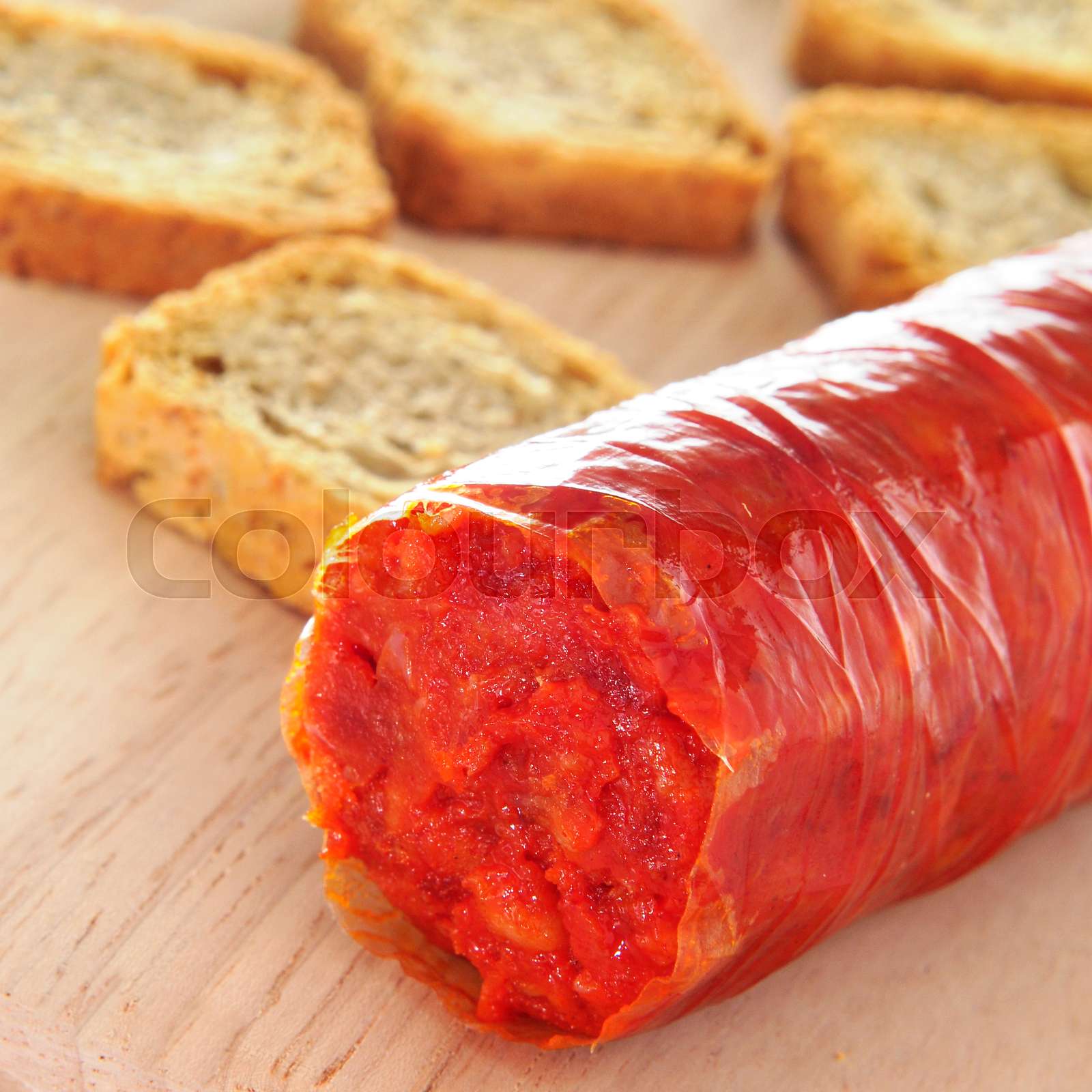 spanish sobrassada typical of Mallorca, Balearic Islands | Stock image ...