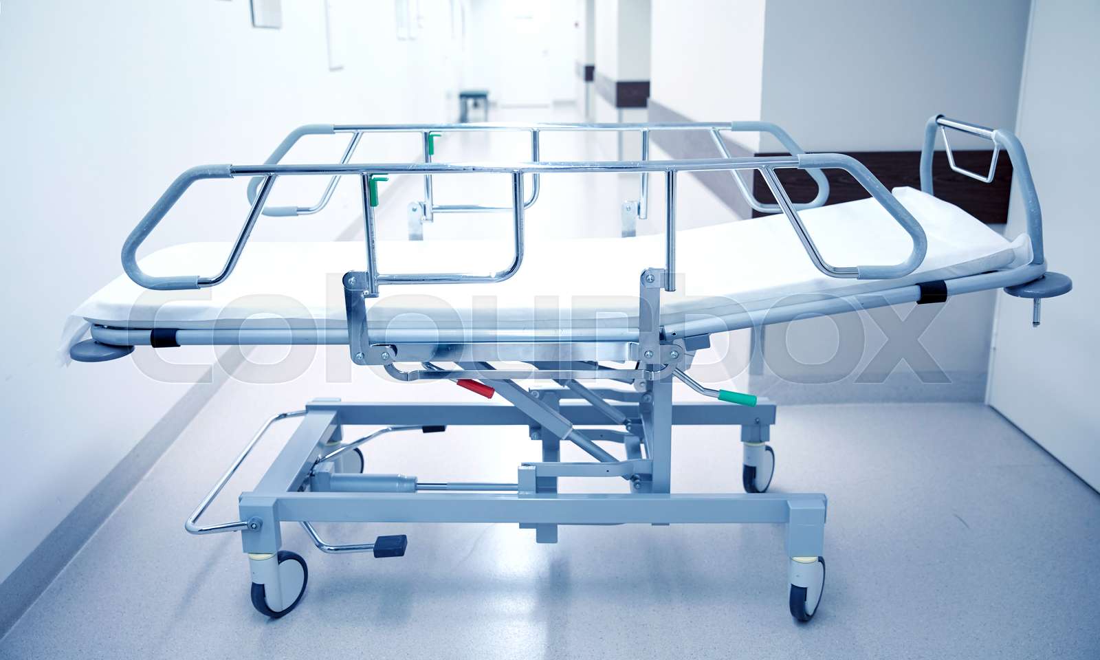 hospital gurney or stretcher at emergency room | Stock image | Colourbox