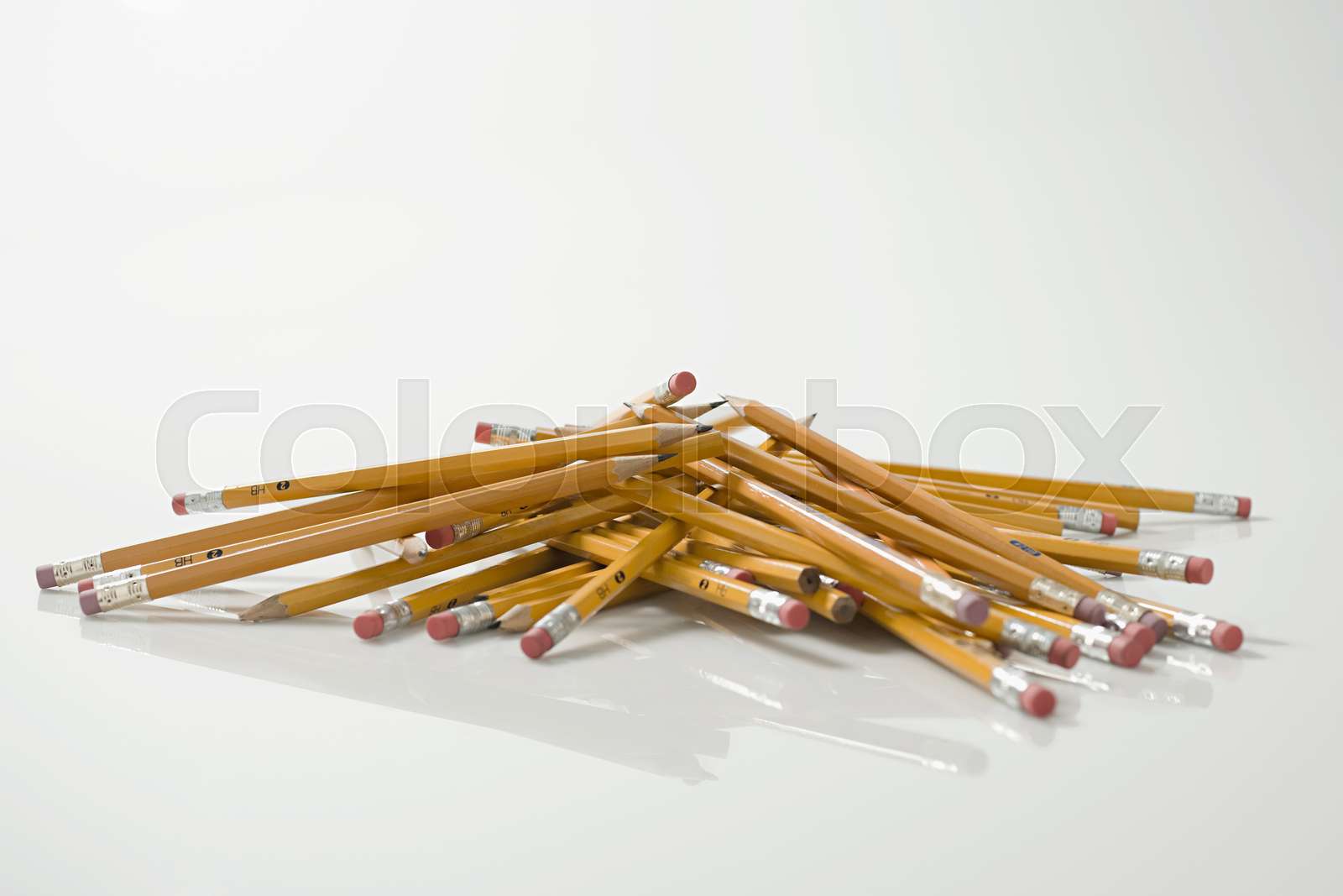 Stack of pencils | Stock image | Colourbox