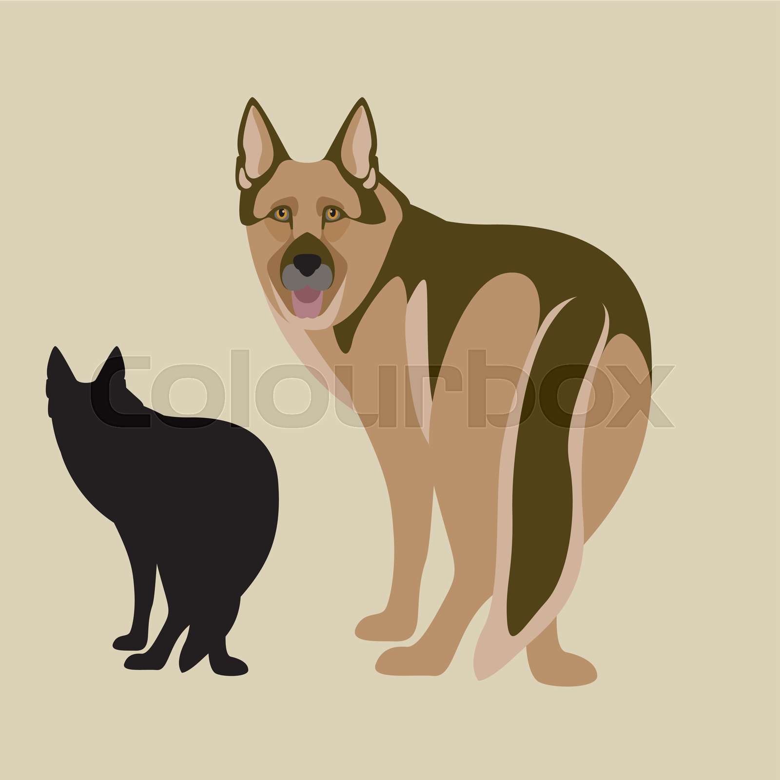 shepherd vector | Stock vector | Colourbox