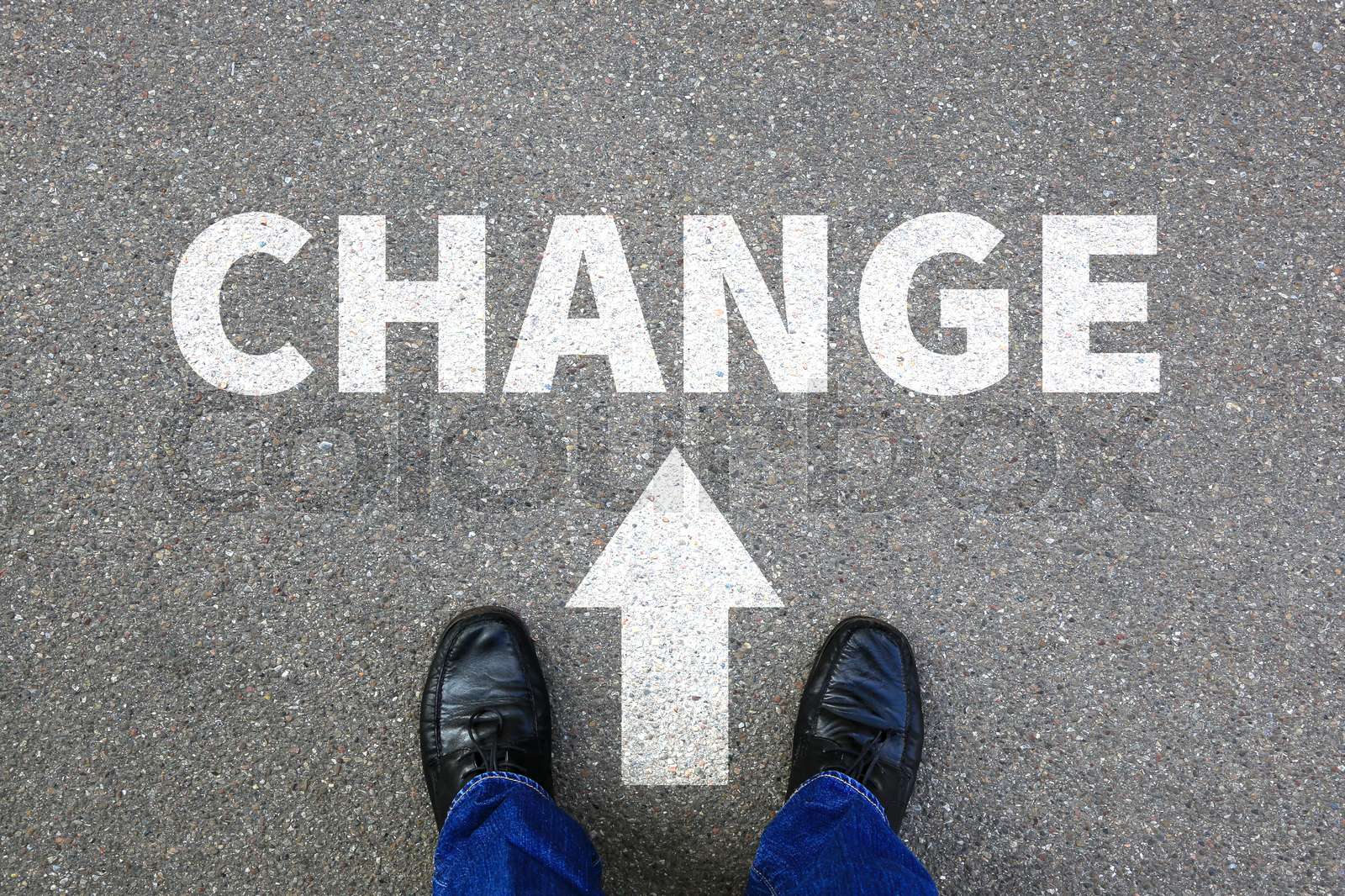 Change changing work job your life changes business concept | Stock ...