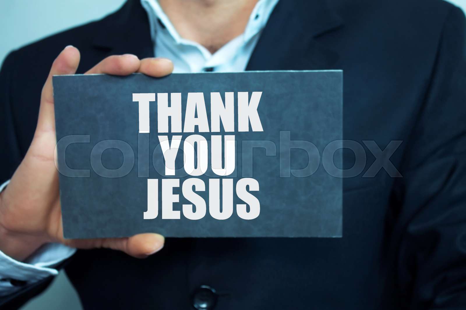 Thank You Jesus Stock Image Colourbox