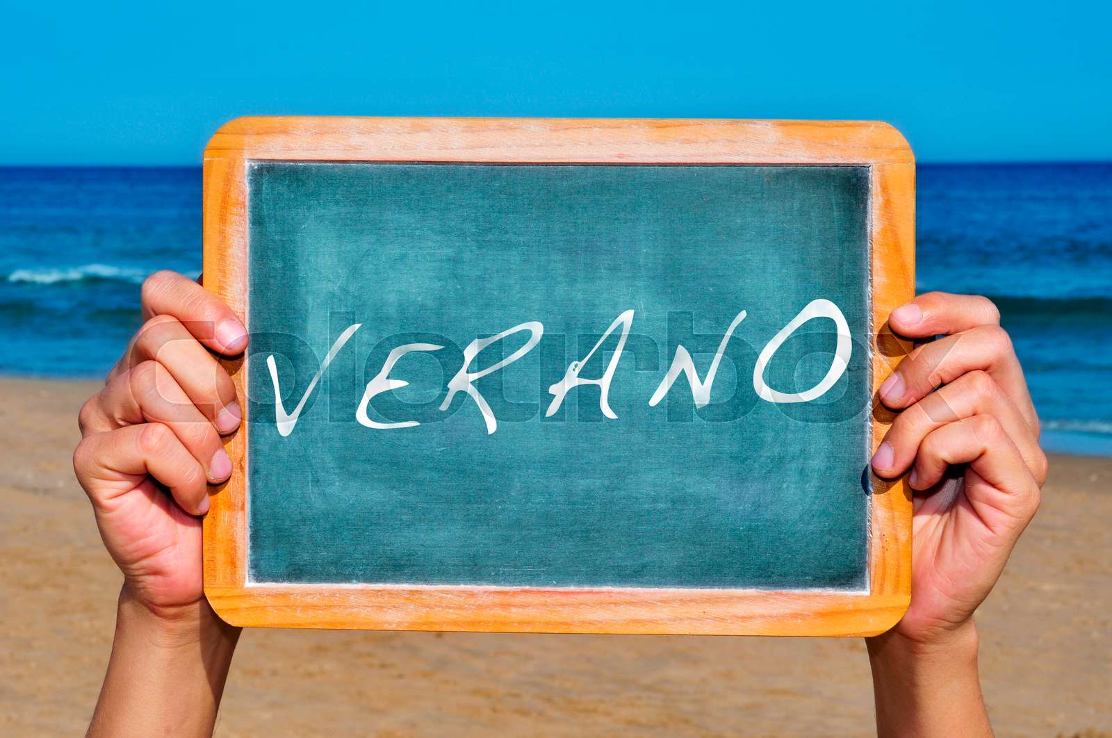 Verano Summer In Spanish Stock Image Colourbox Verano Summer In Spanish Stock Image Colourbox