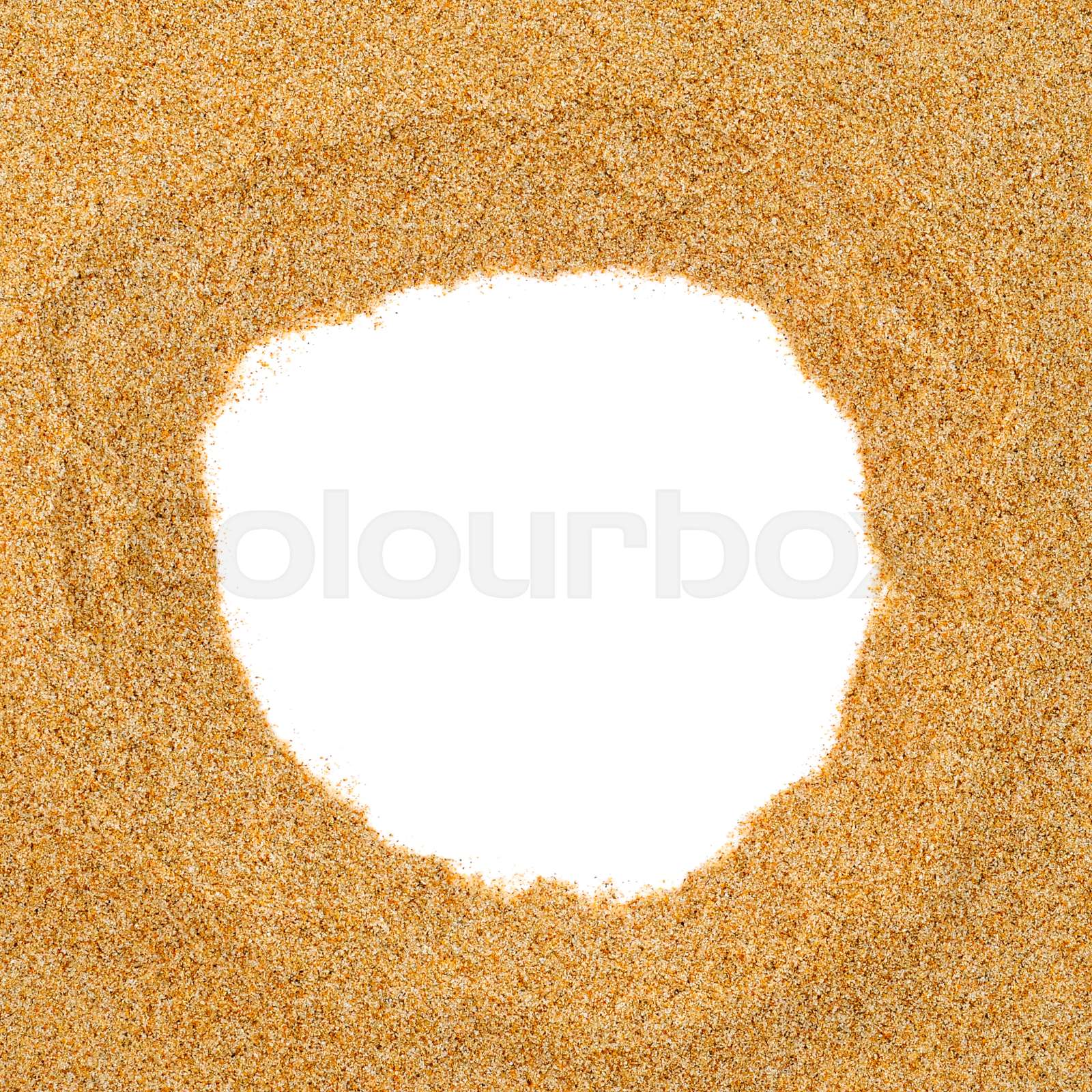 sand frame | Stock image | Colourbox