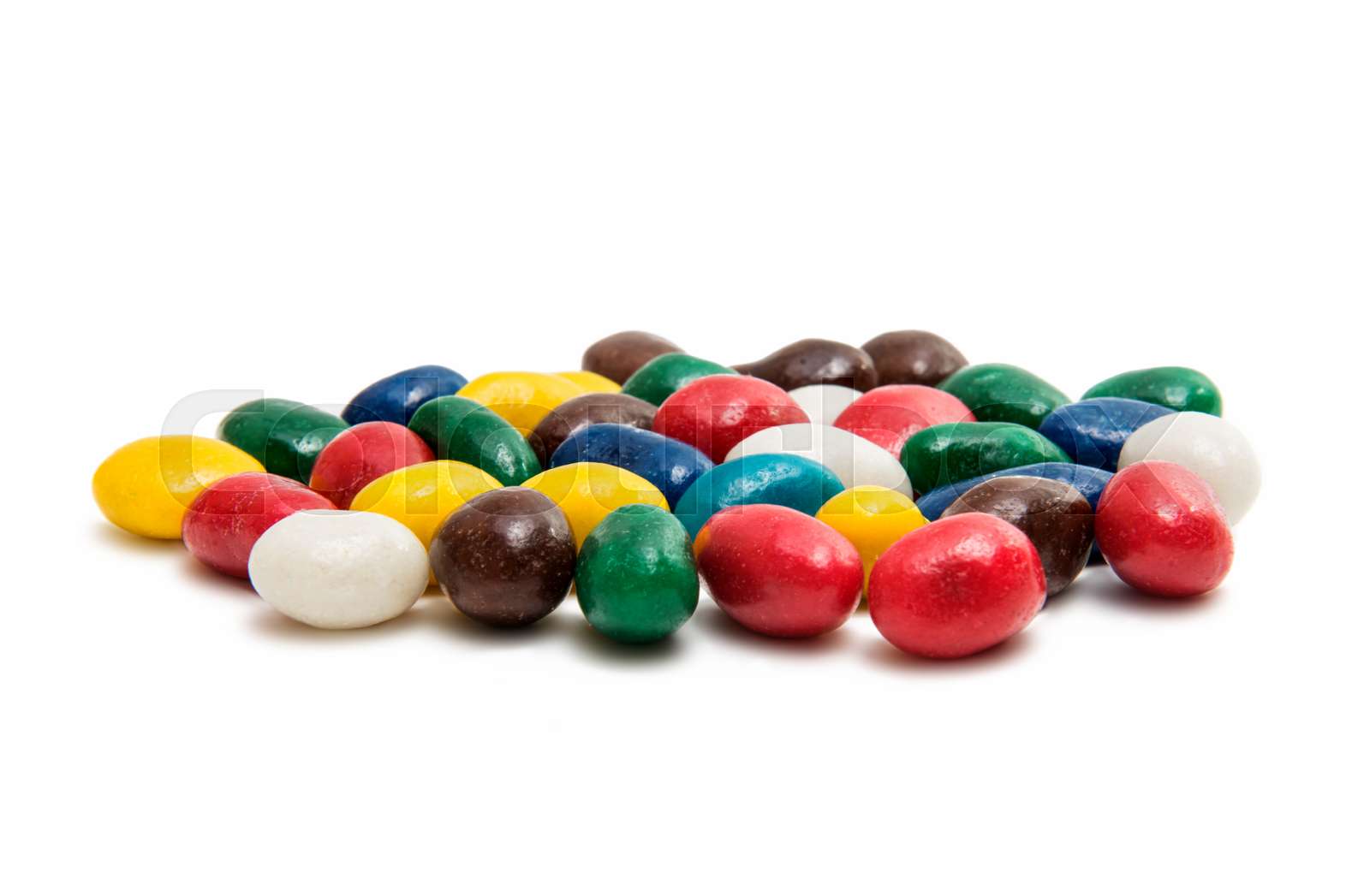 dragee candies isolated | Stock image | Colourbox