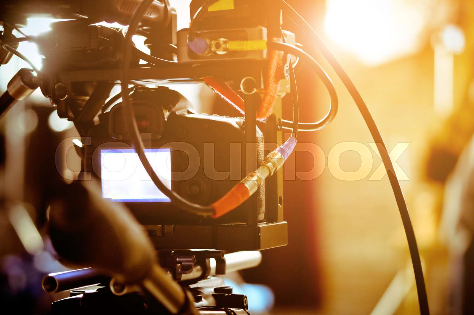 film crew production | Stock image | Colourbox