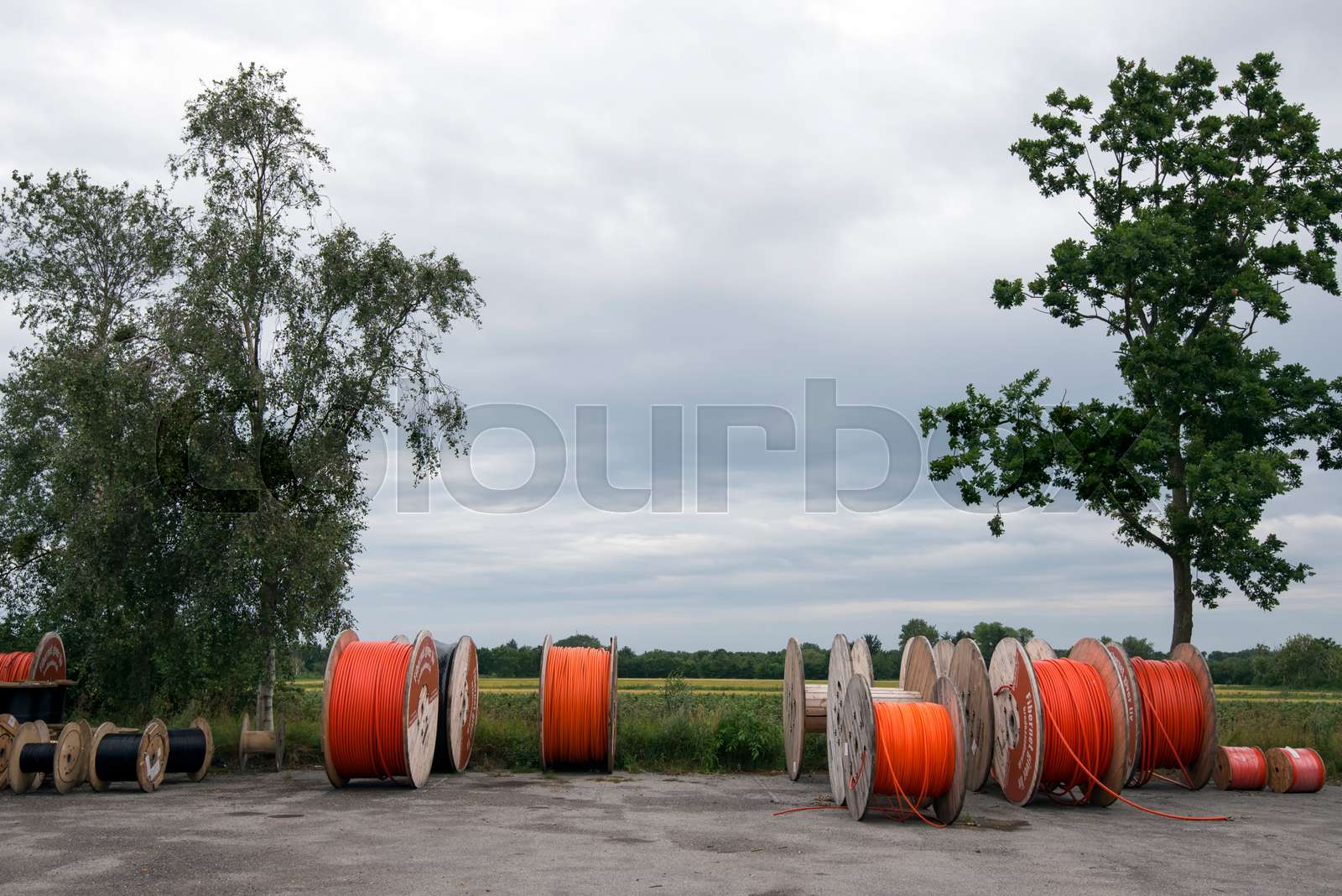Fiber optical cable | Stock image | Colourbox