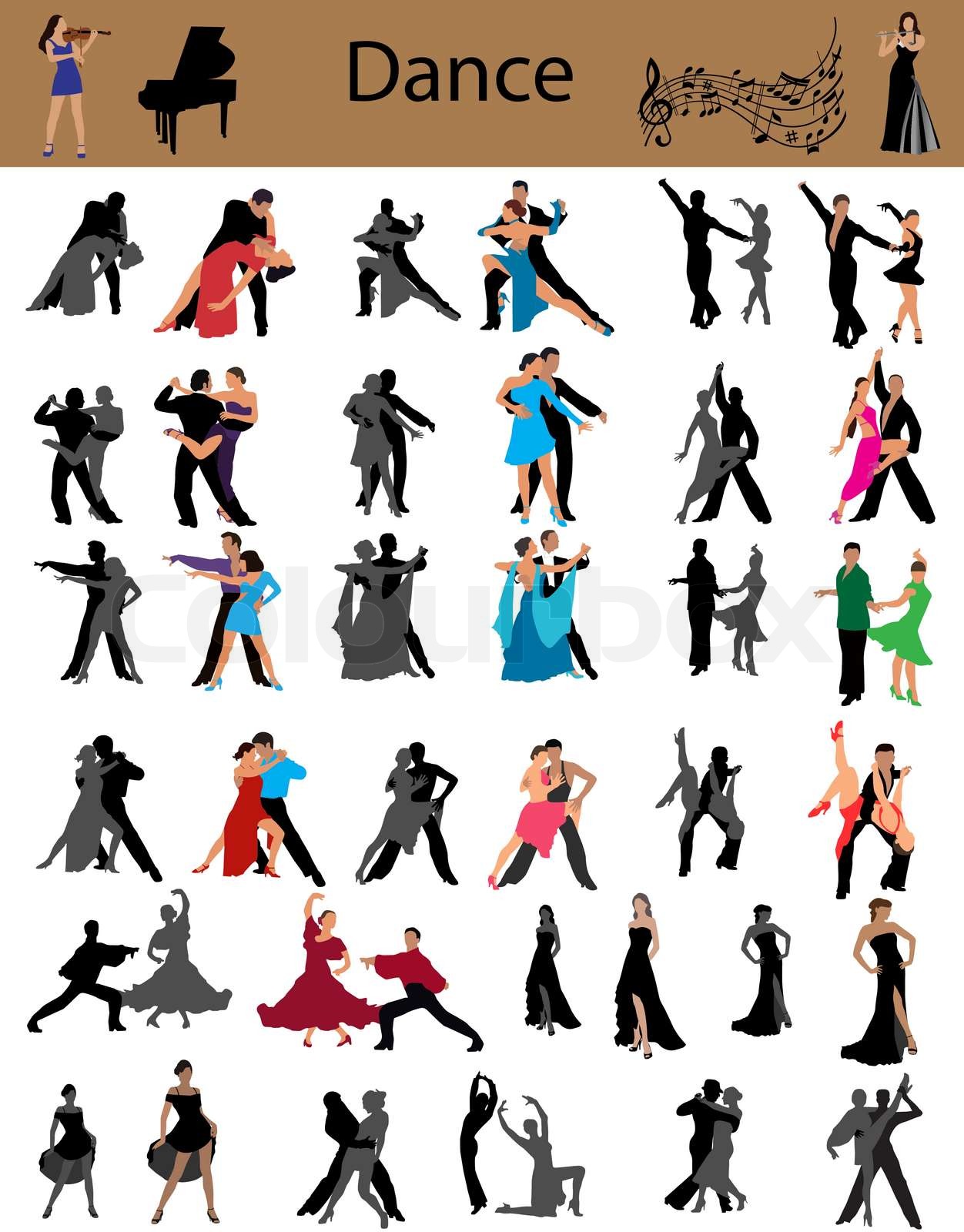 Dance | Stock vector | Colourbox