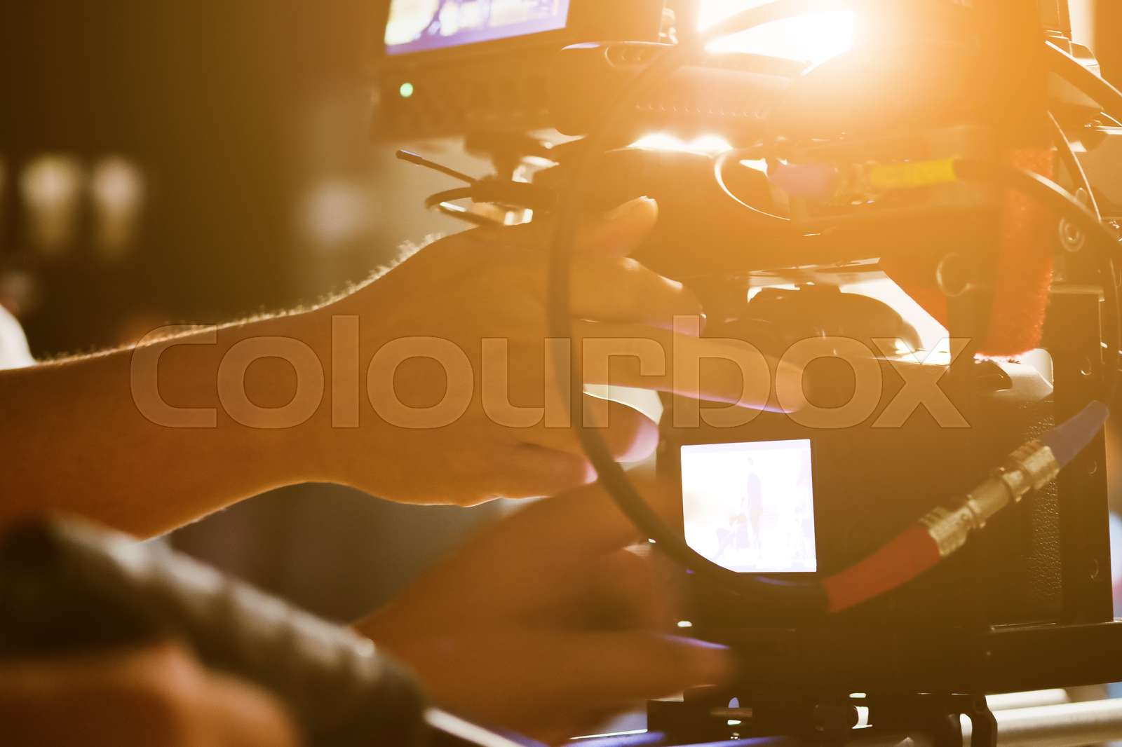 Film Crew. | Stock image | Colourbox