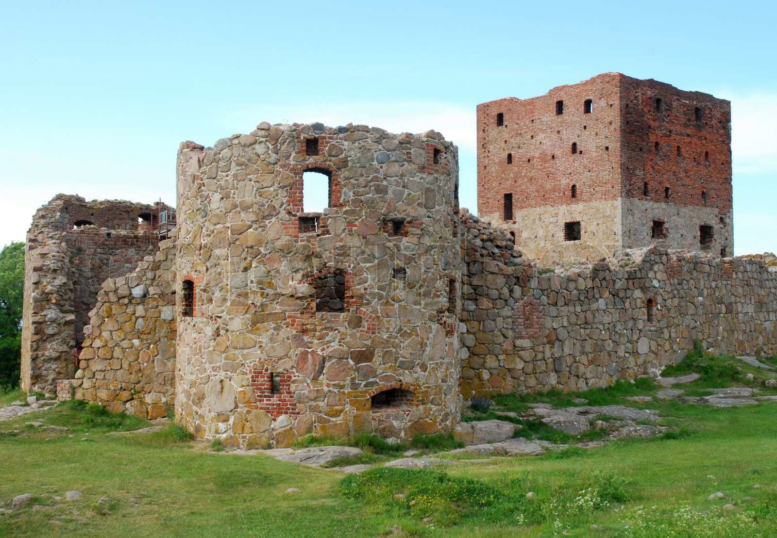 Hammershus Castle Ruins | Stock image | Colourbox