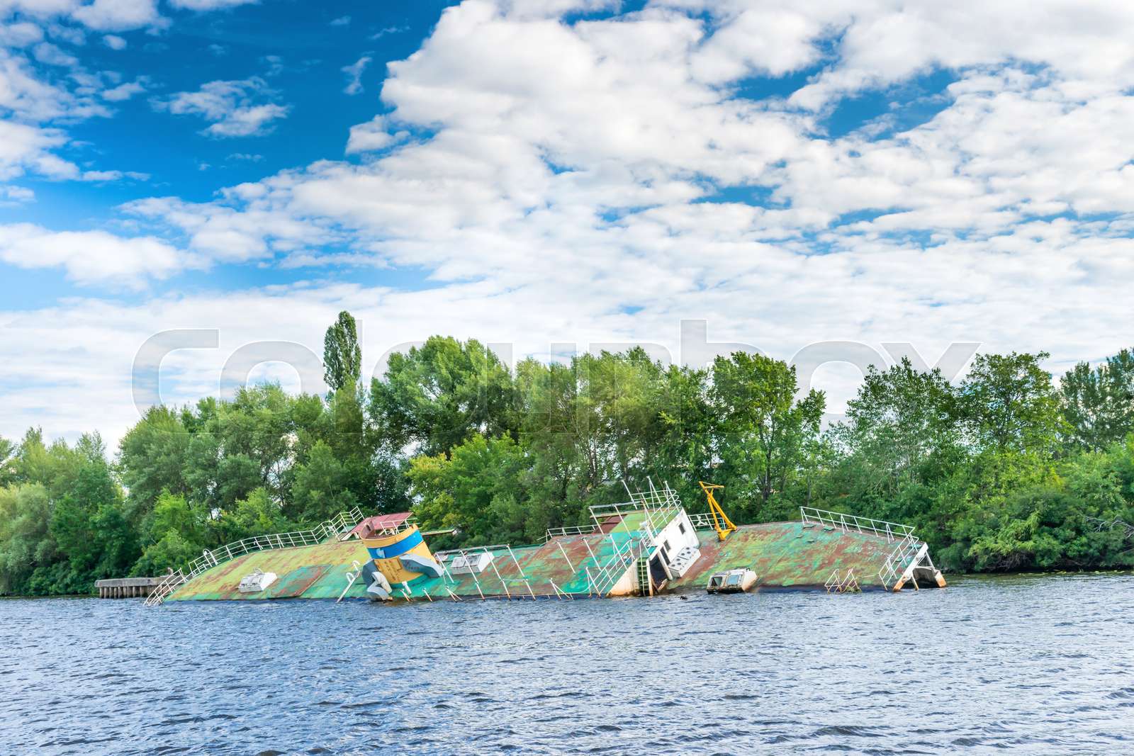 skib, stor, rust | Stock foto | Colourbox