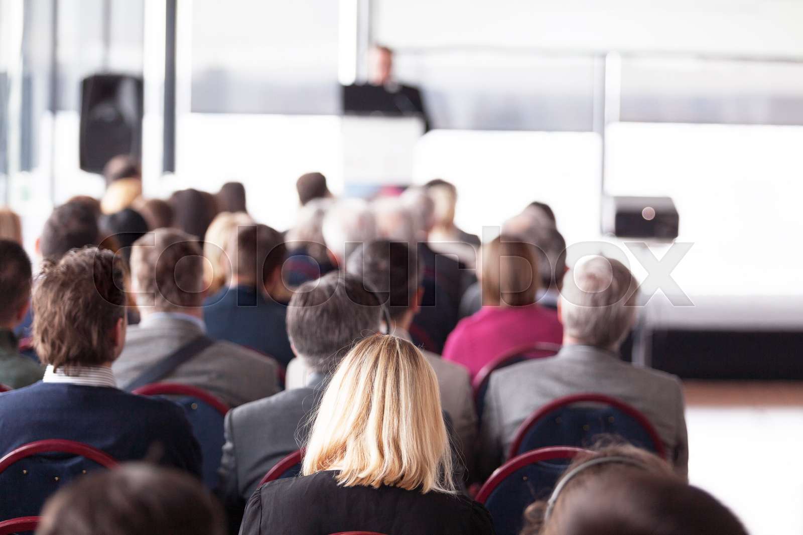 Professional or business conference | Stock image | Colourbox
