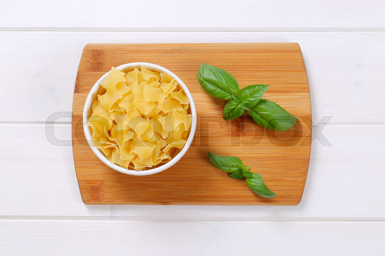 quadretti - square shaped pasta | Stock image | Colourbox
