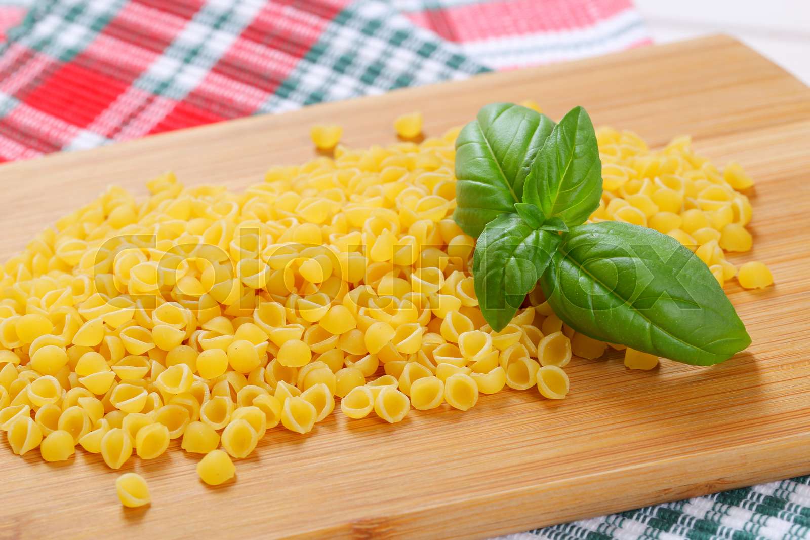 small pasta shells | Stock image | Colourbox
