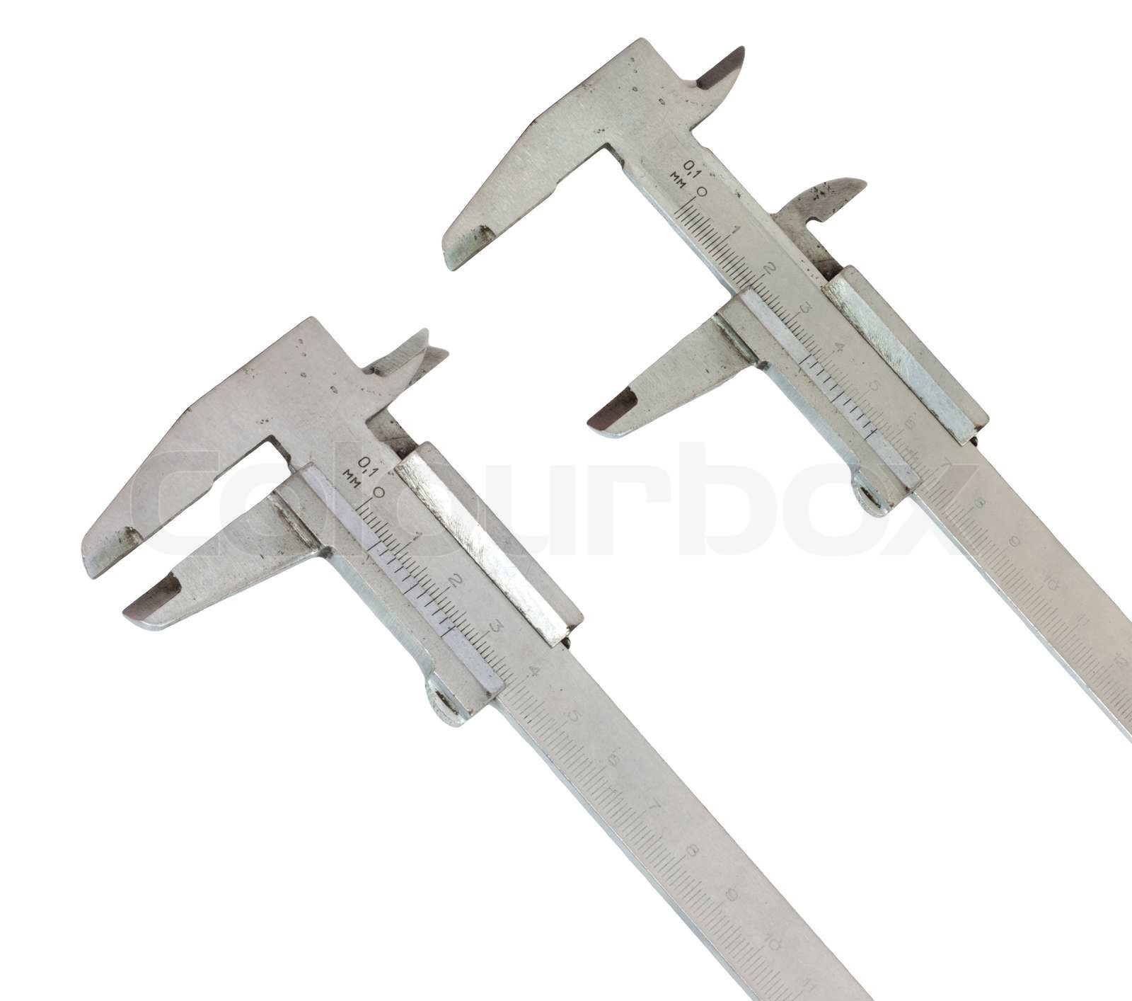 isolated trammel - tool for precision measuring | Stock image | Colourbox