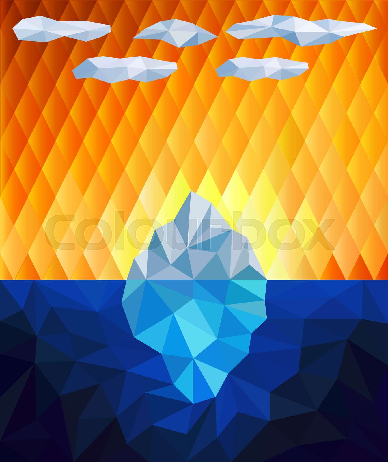 Iceberg | Stock vector | Colourbox