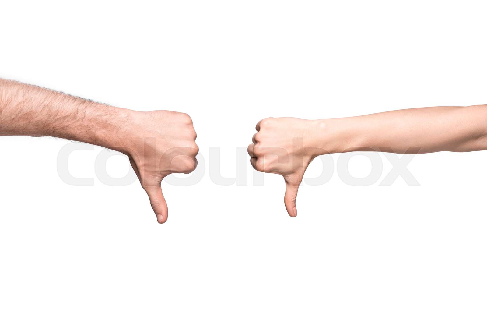 thumbs down | Stock image | Colourbox