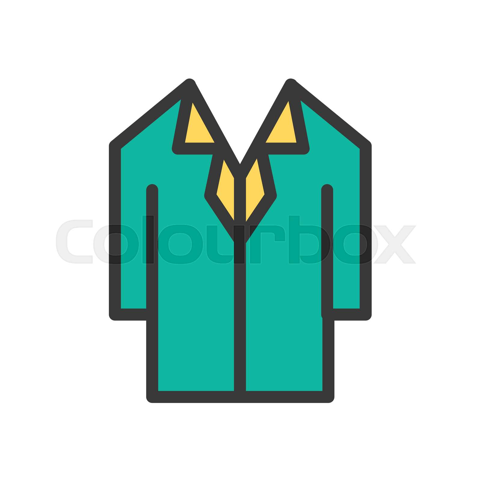 shirts Office uniform vector icon cartoon | Stock vector | Colourbox