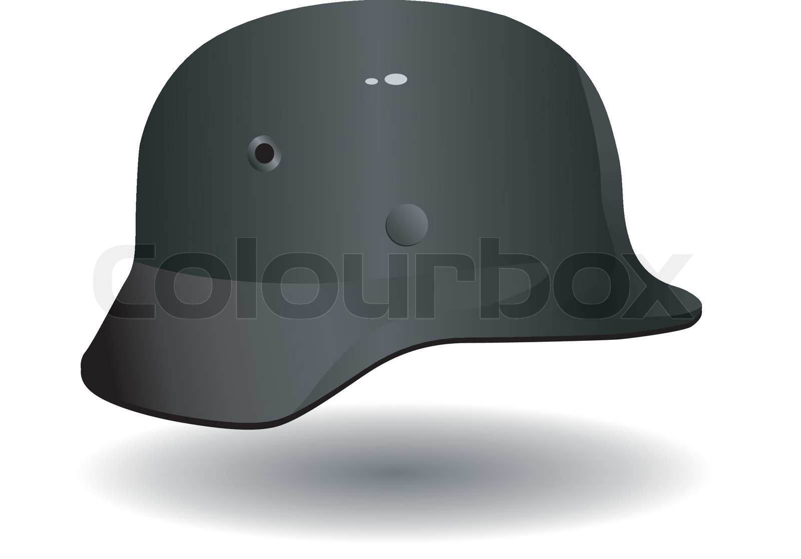 Vector German military helmet | Stock vector | Colourbox