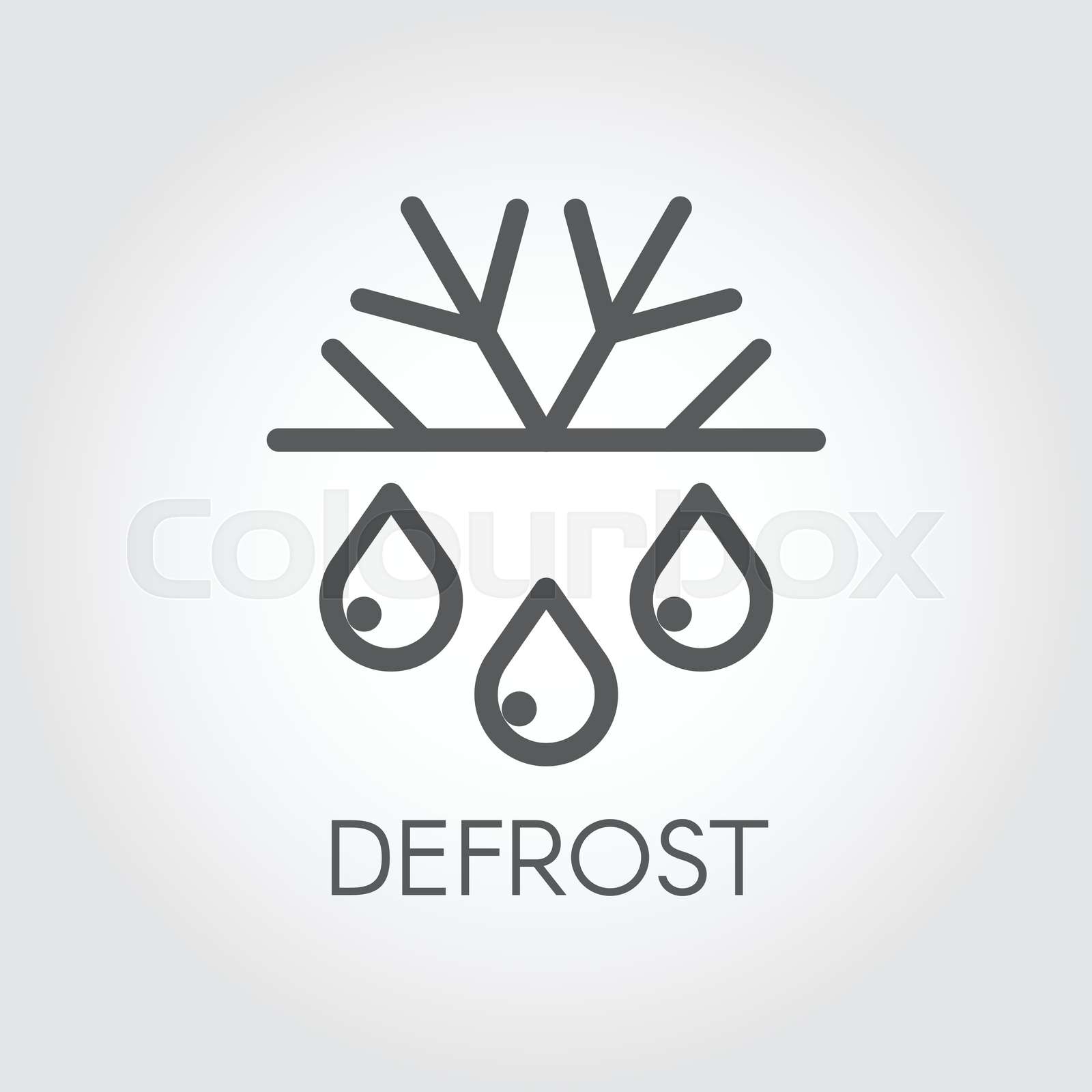 Refrigerator Defrost Graphics