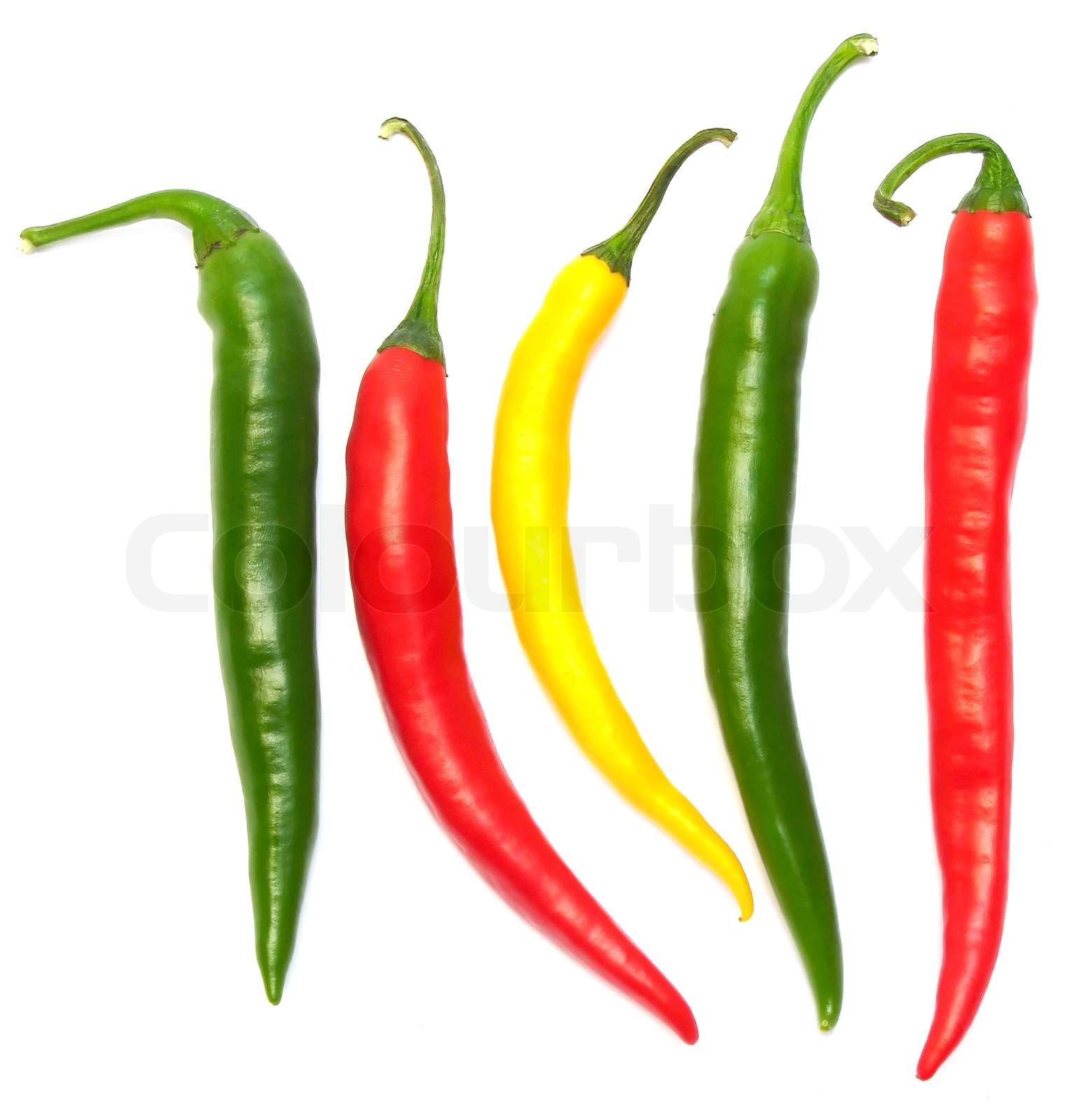 Hot Chilli Peppers | Stock Bild | Colourbox
