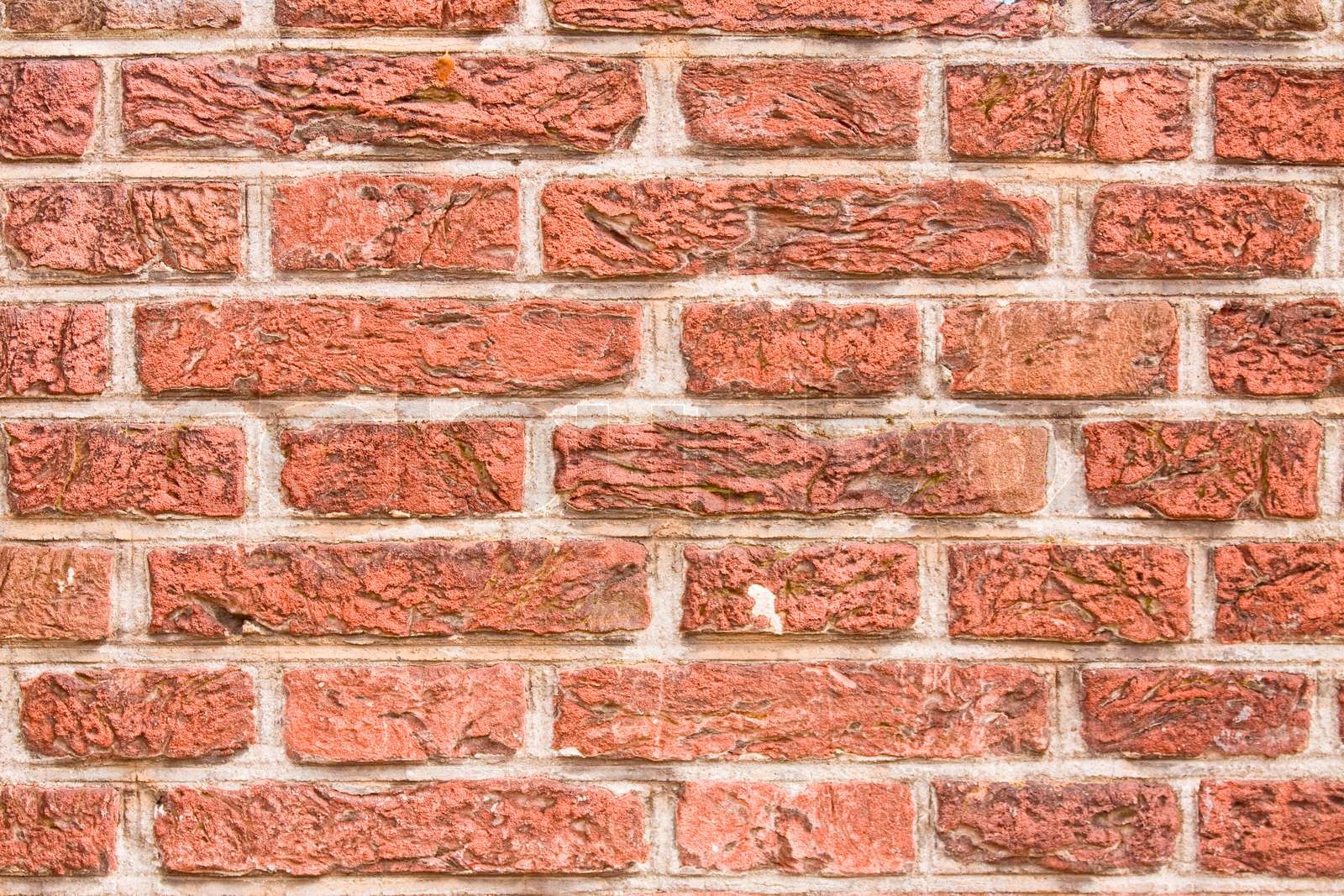 Alte Mauer aus roten Ziegelsteinen gebaut | Stock Bild | Colourbox